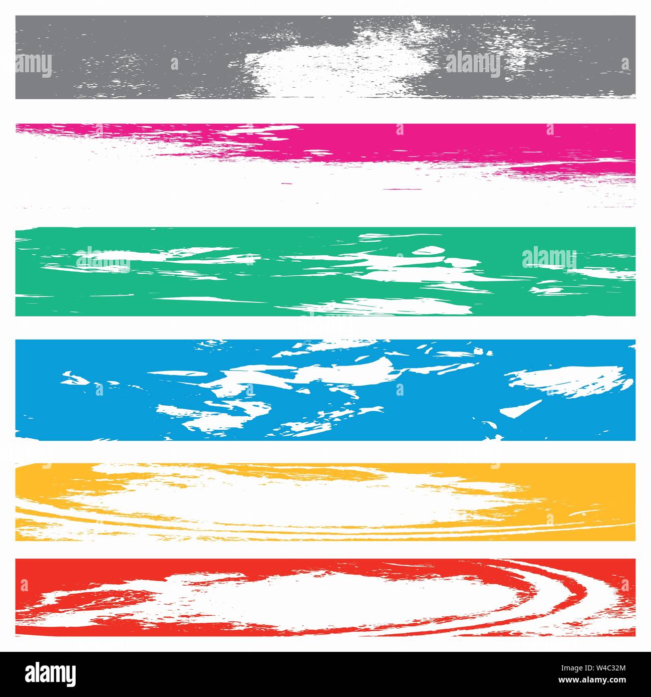 Violet ink vector brush strokes hi-res stock photography and images - Alamy