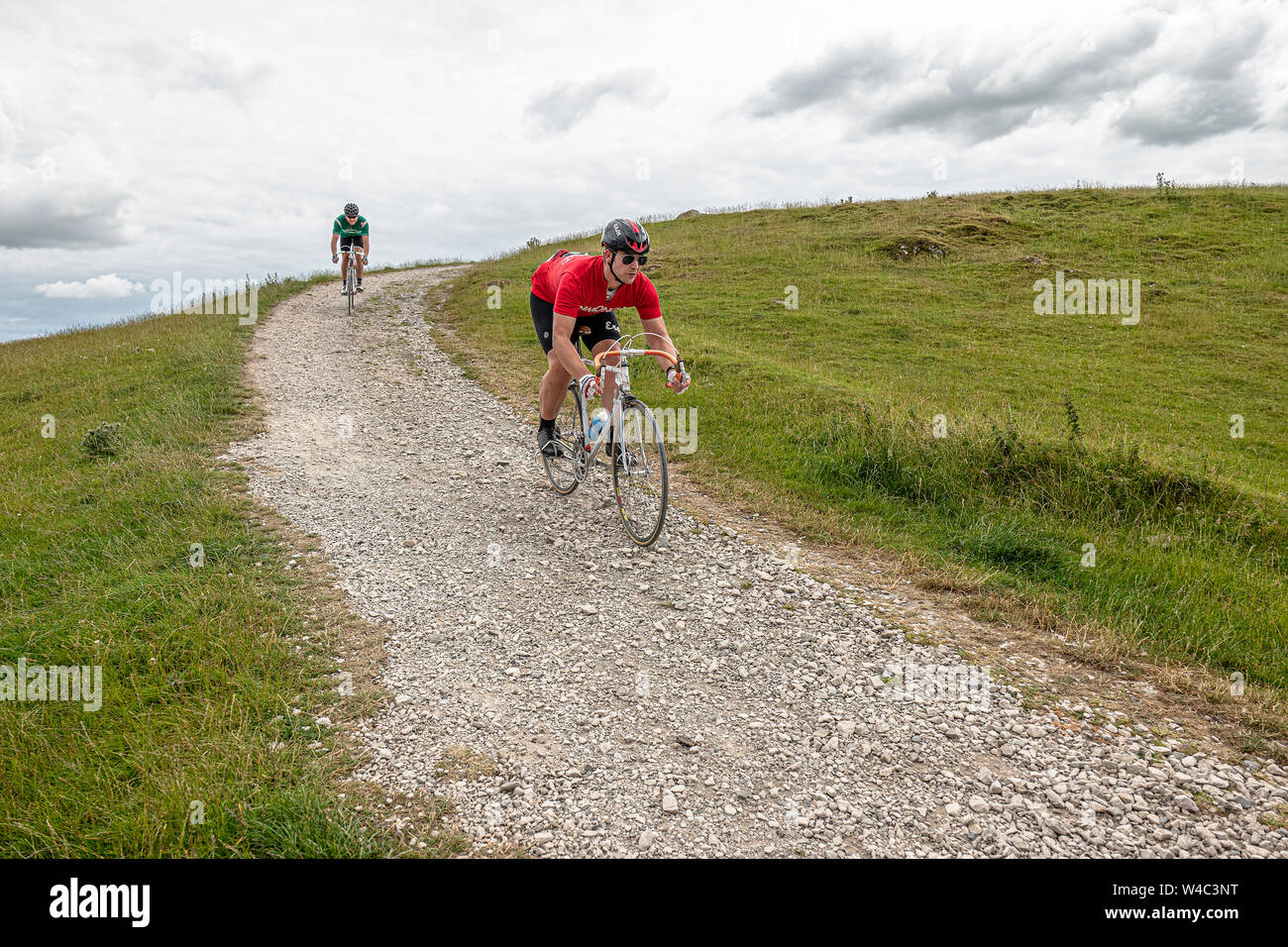 Veloretro vintage cycling event in Ulverston, Cumbria Stock Photo - Alamy