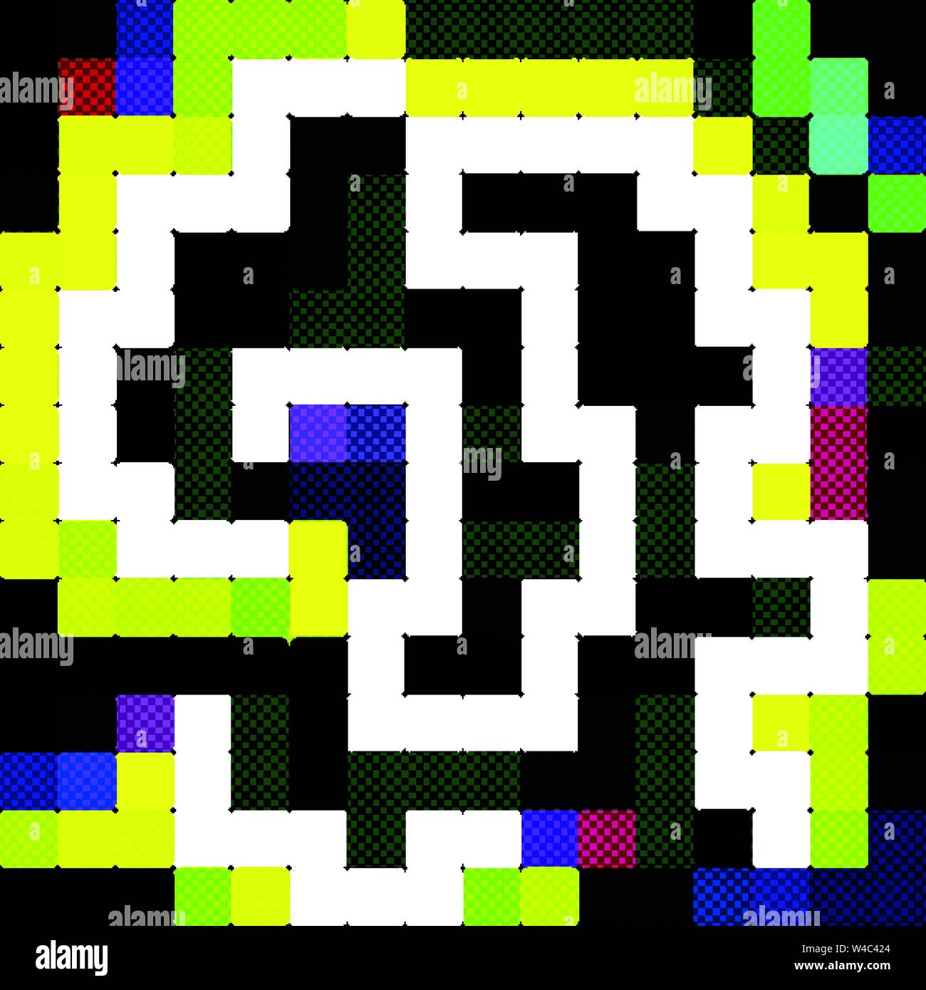 beautiful small polygons geometric seamless pattern vector illustration ...