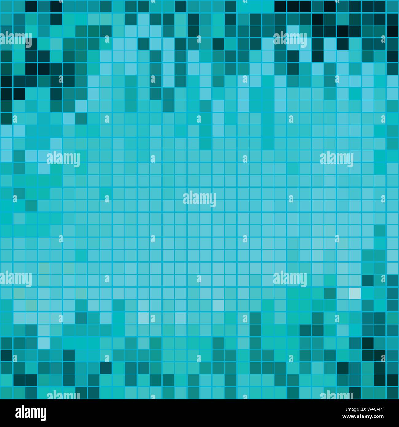 Blue pixels Stock Vector Images - Alamy