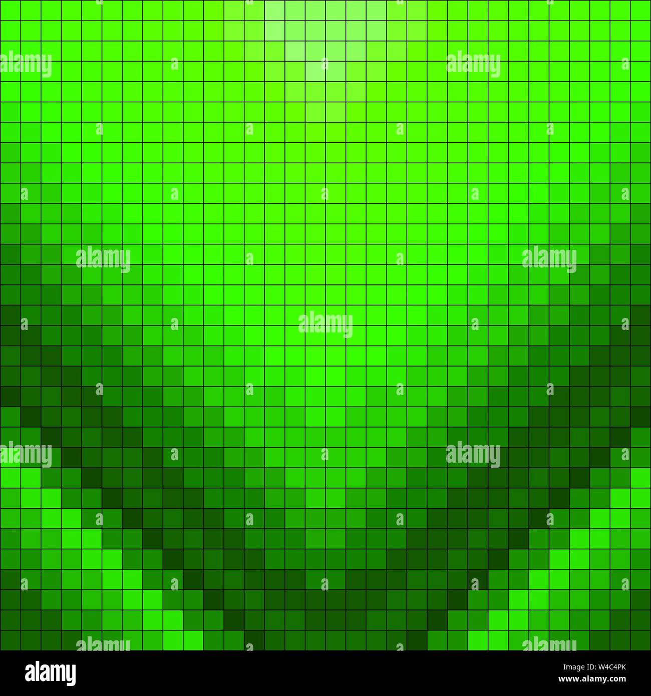 green pixels geometric background vector illustration Stock Vector ...