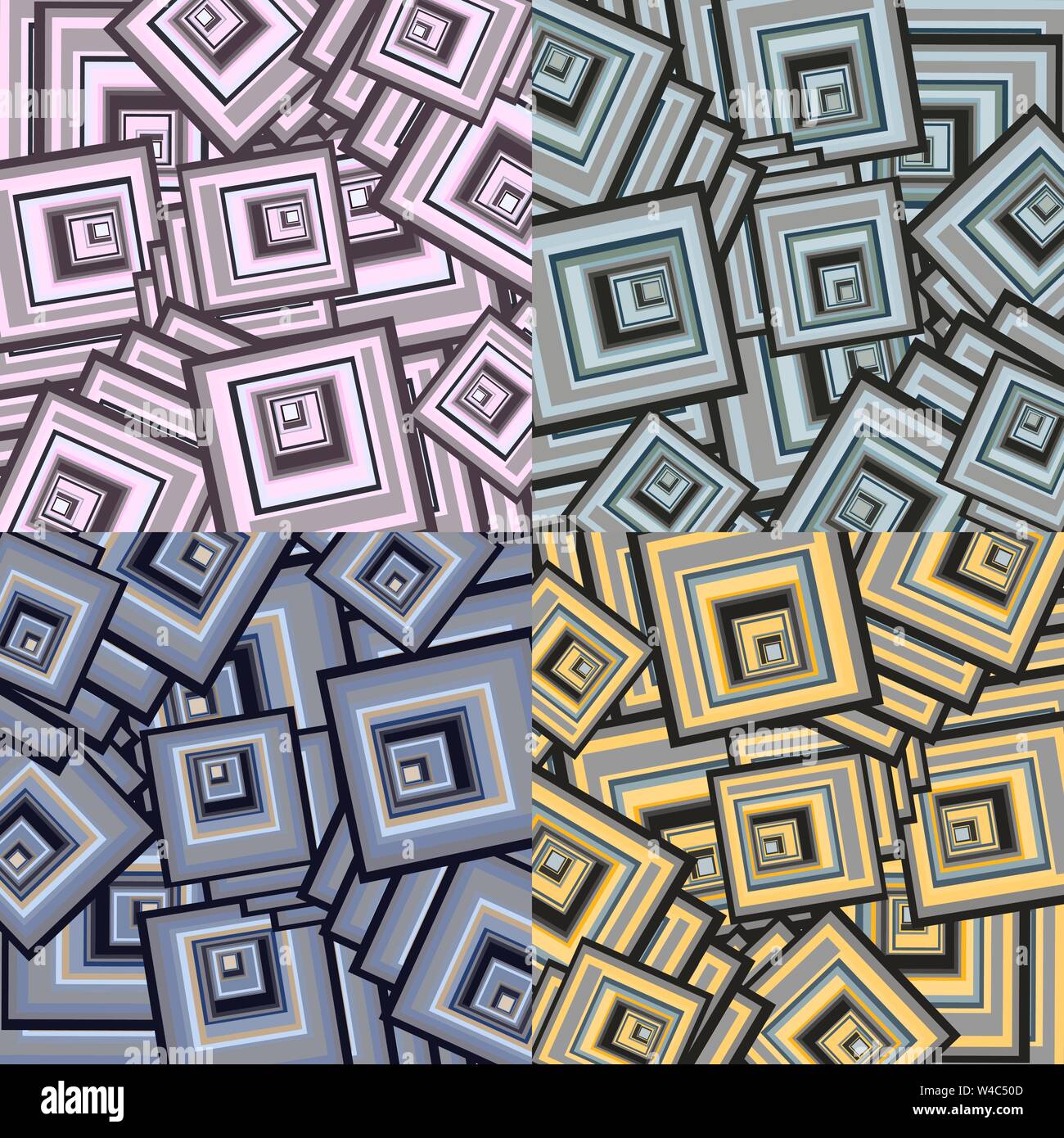 square abstract geometric background vector illustration Stock Vector ...