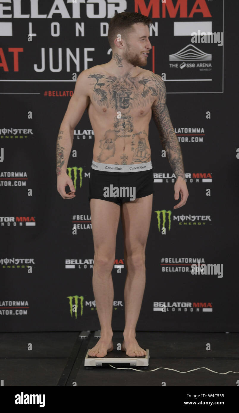 Bellator London Official Weigh in and Media Day Atmosphere Featuring ...