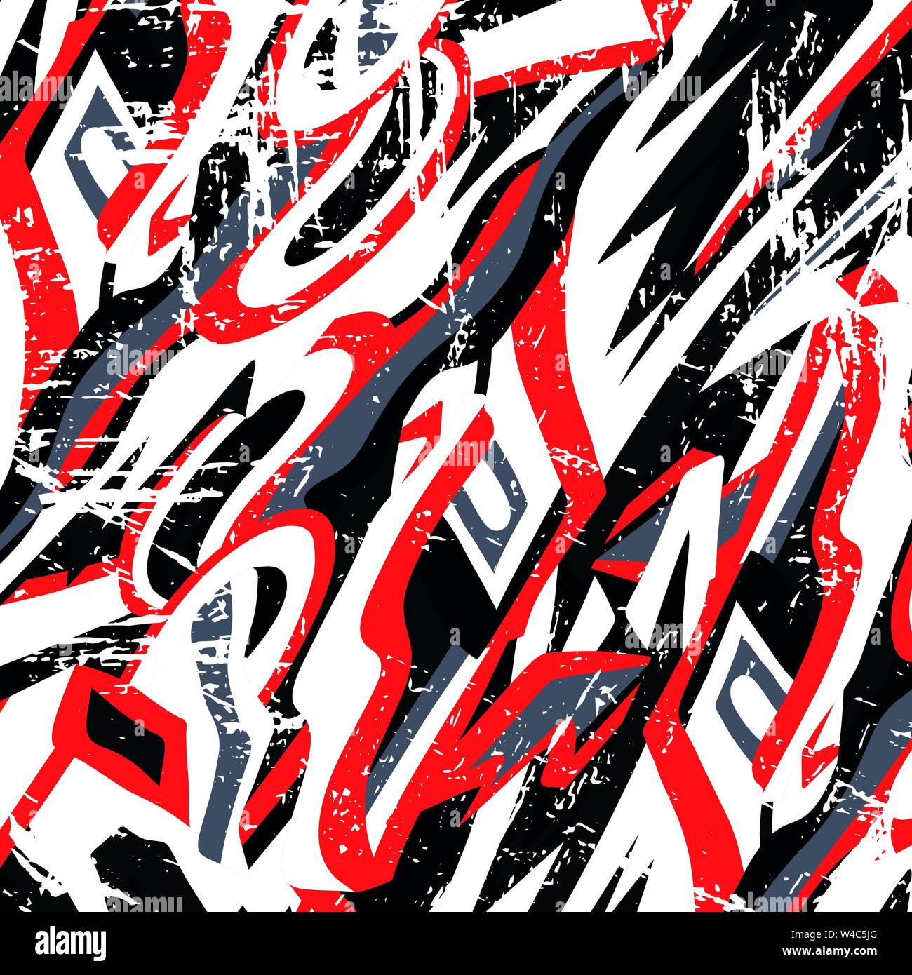 Red Graffiti Background