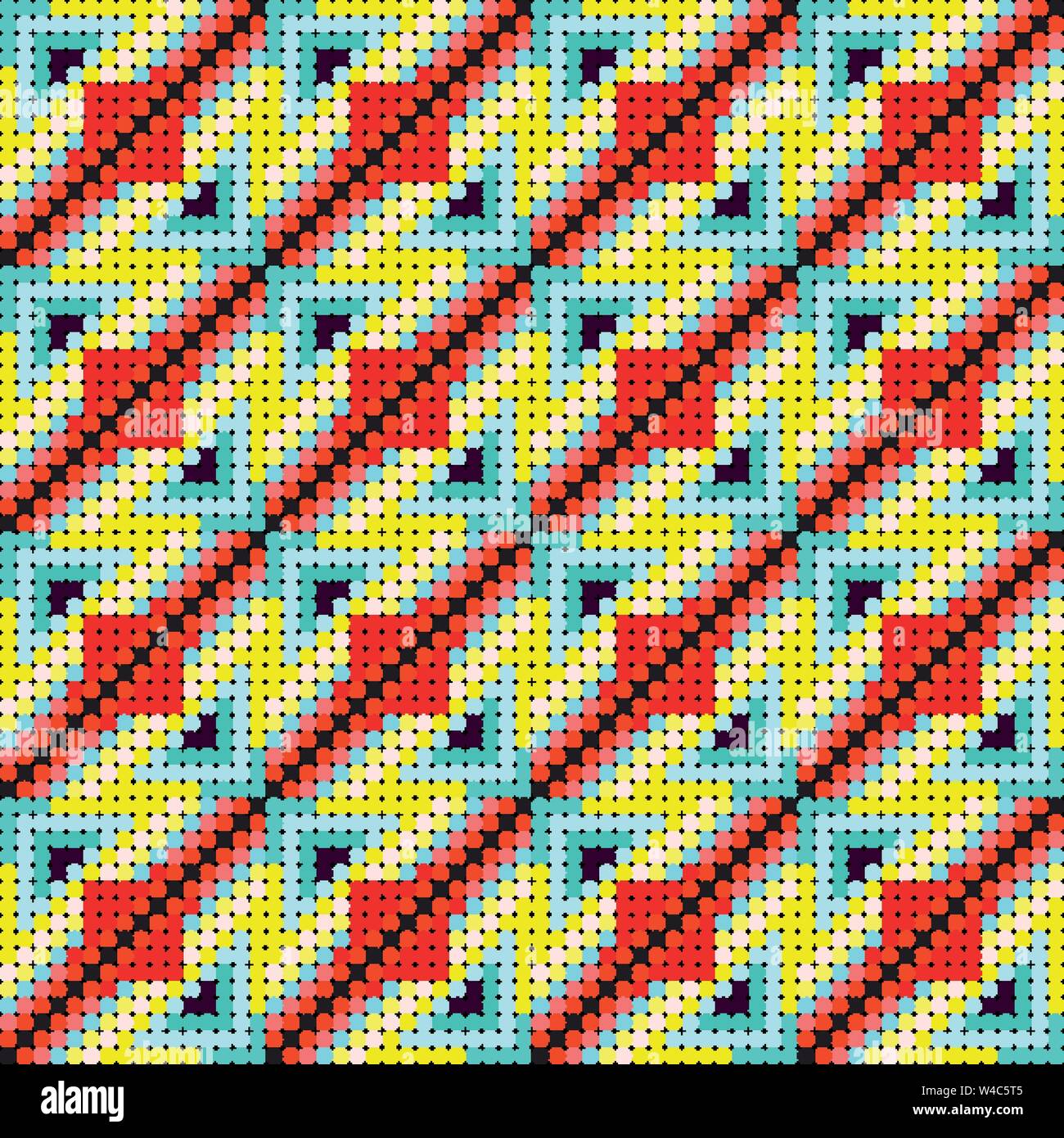 colored small colored balls seamless pattern Stock Vector Image & Art ...