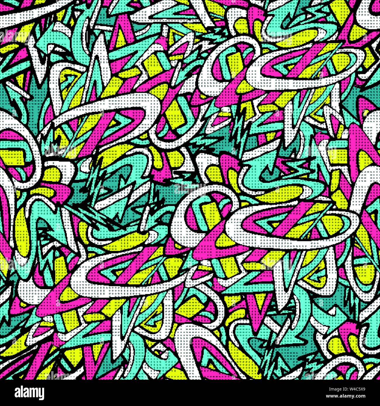 Graffiti Background seamless pattern Stock Vector Image & Art - Alamy
