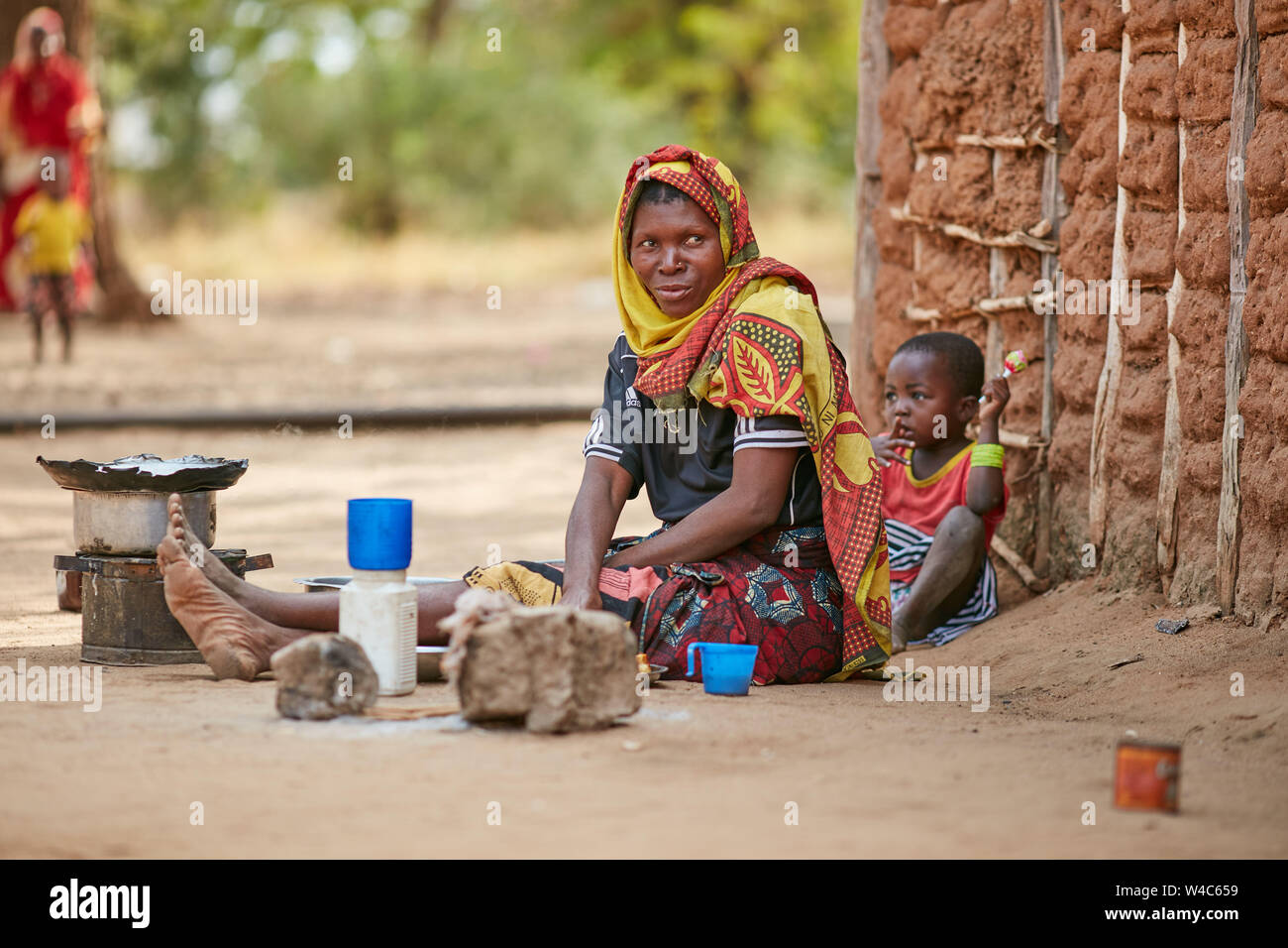 Mbezi village people , a small community in Tanzania Stock Photo - Alamy