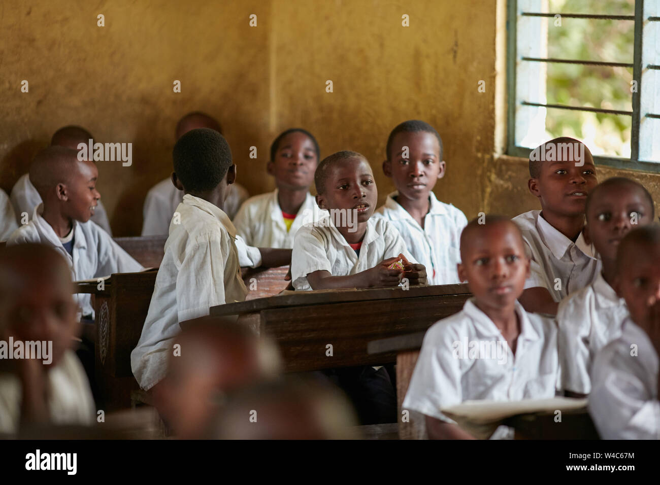 African Children at school Stock Photo - Alamy