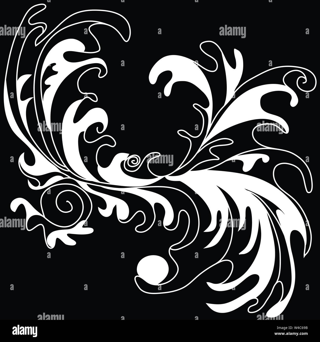 Beautiful lily flower isolate Stock Vector Images - Alamy