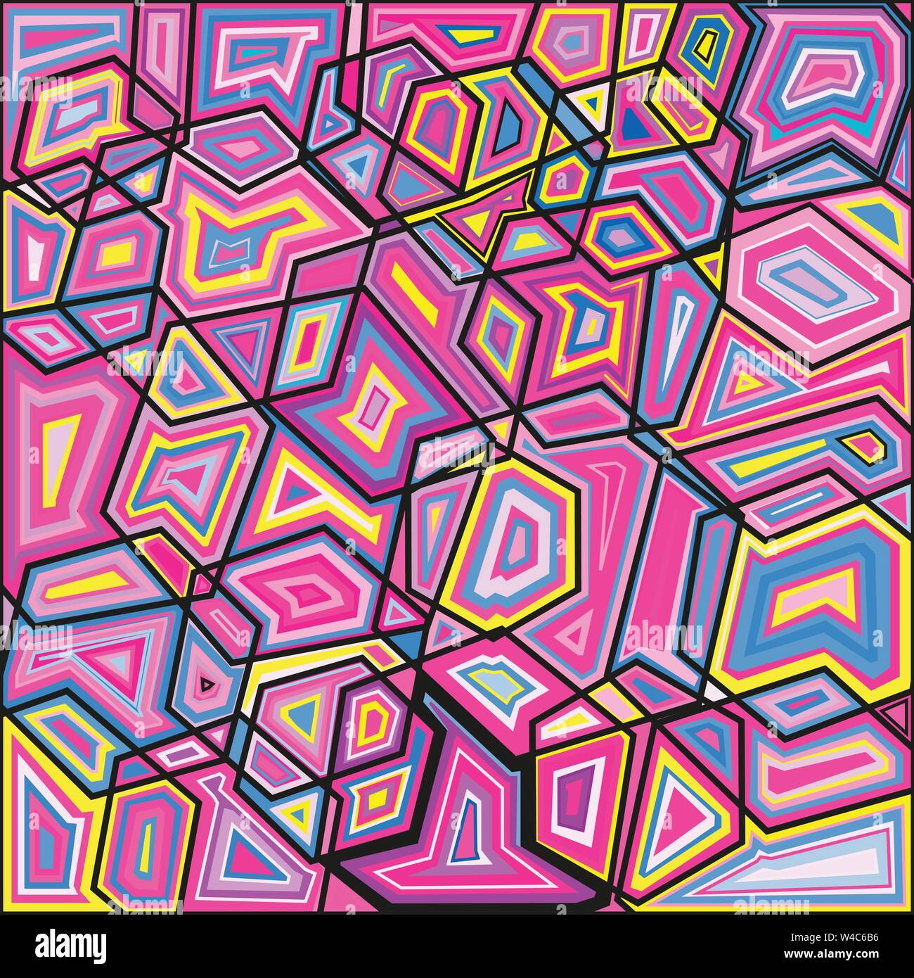 pink shapes background Stock Vector Image & Art - Alamy