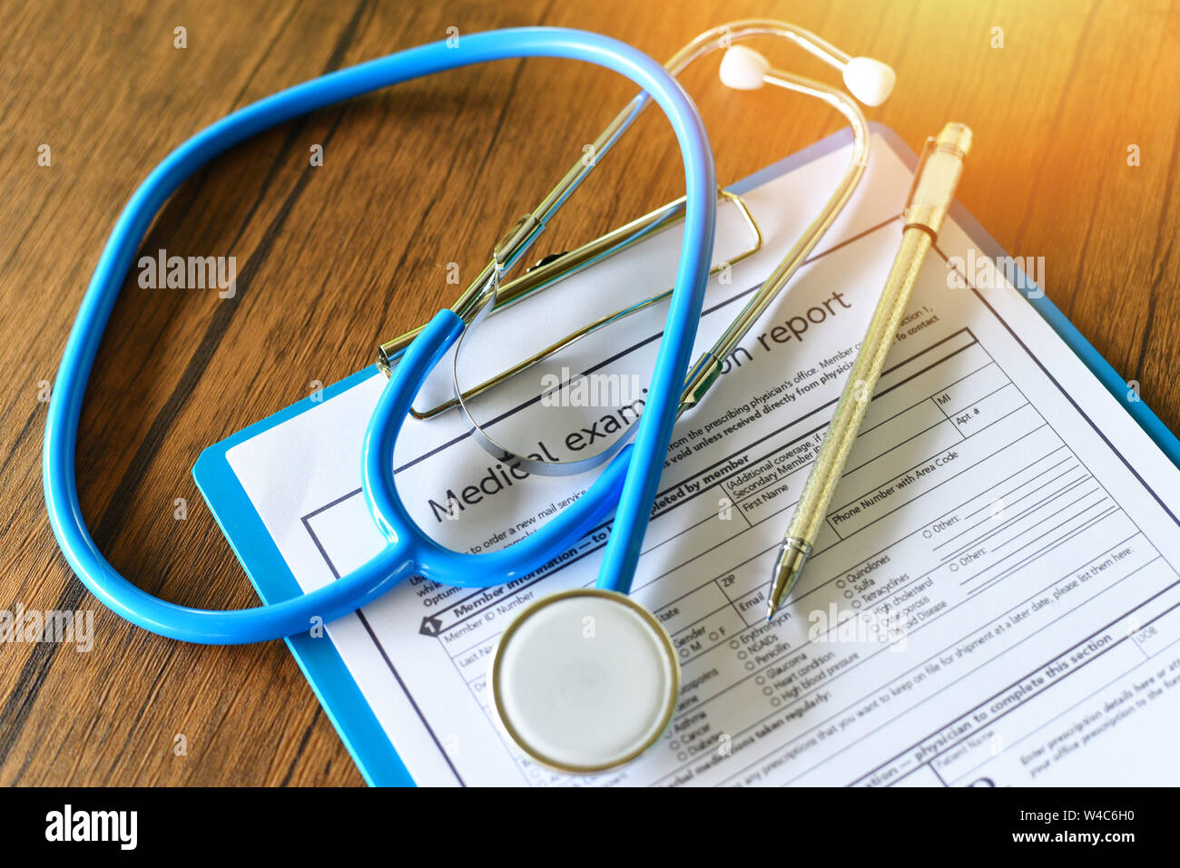 Medical examination report hi-res stock photography and images - Alamy
