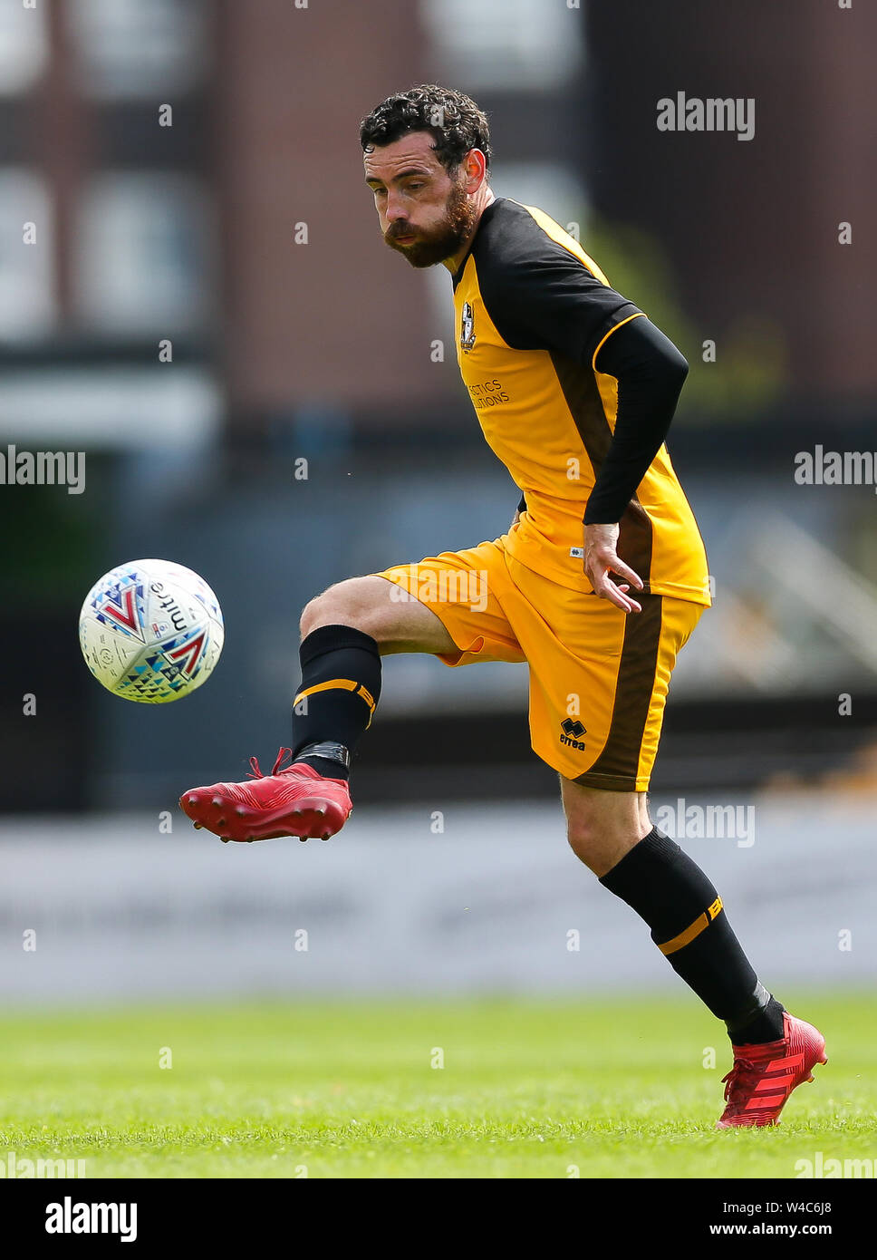 Port Vale's David Worrall during the pre-season friendly match at Vale ...