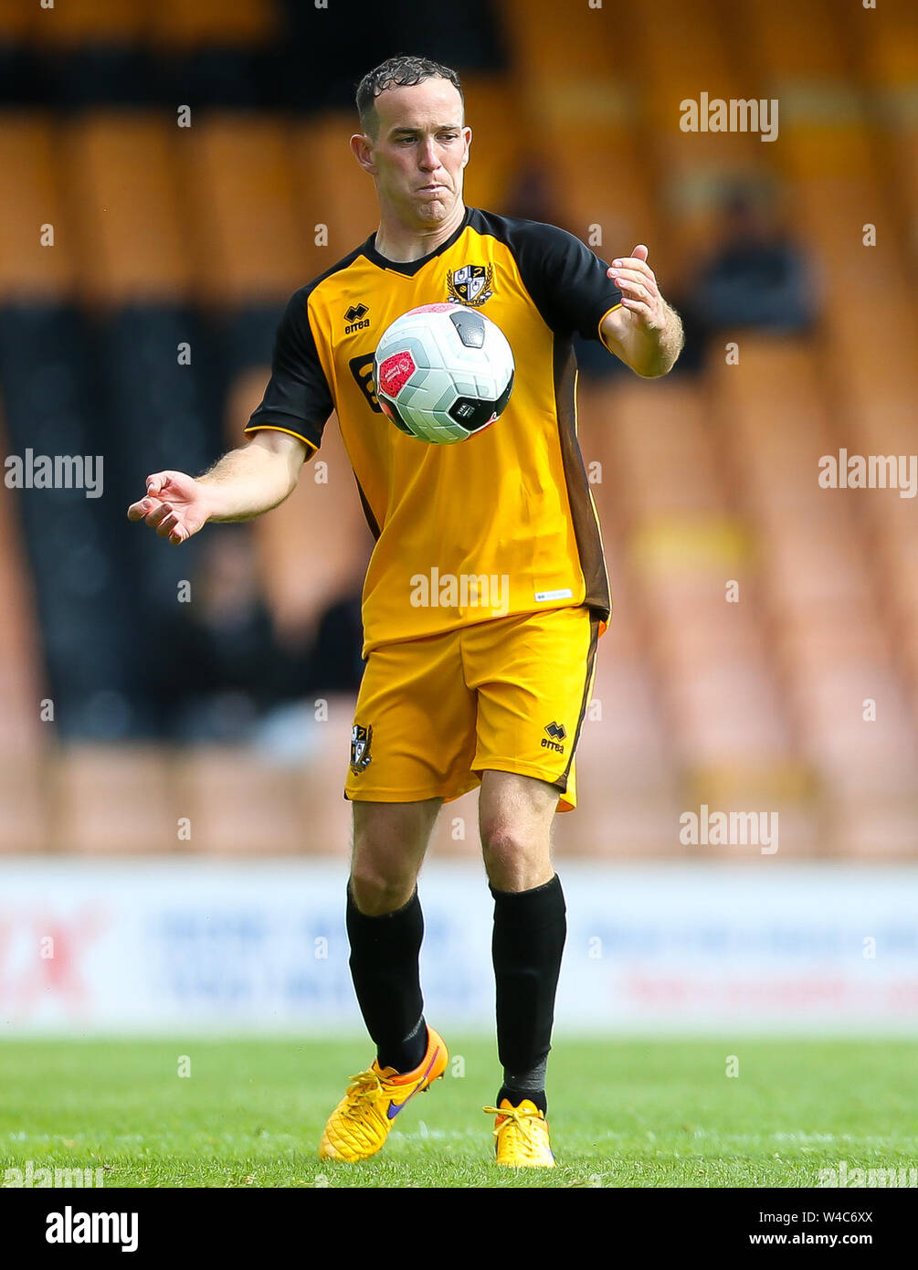 Port Vale's Luke Joyce during the pre-season friendly match at Vale ...