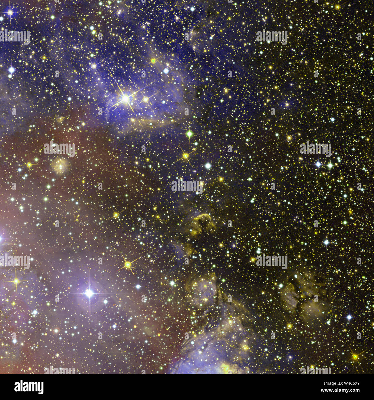 Nebula in outer space. Gas and dust clouds. Elements of this image ...