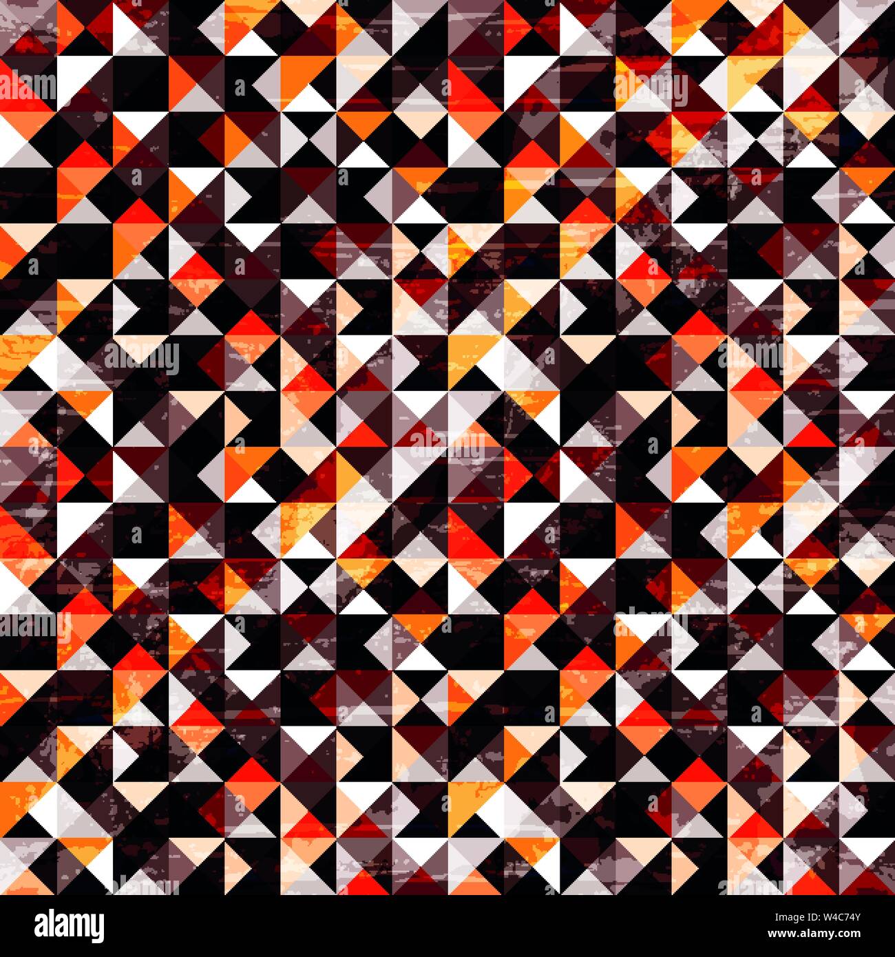 pixels beautiful abstract geometric seamless pattern vector ...