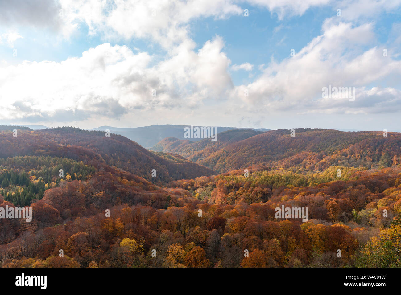 Autumn foliage scenery view, beautiful landscapes. Fall is full of ...