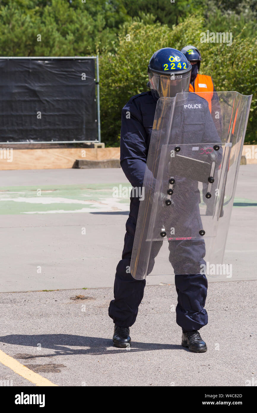 Police Public Order Unit carrying out displays at Dorset Police Open ...