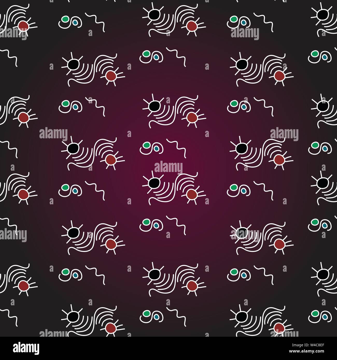 color tribal pattern Stock Vector Image & Art - Alamy