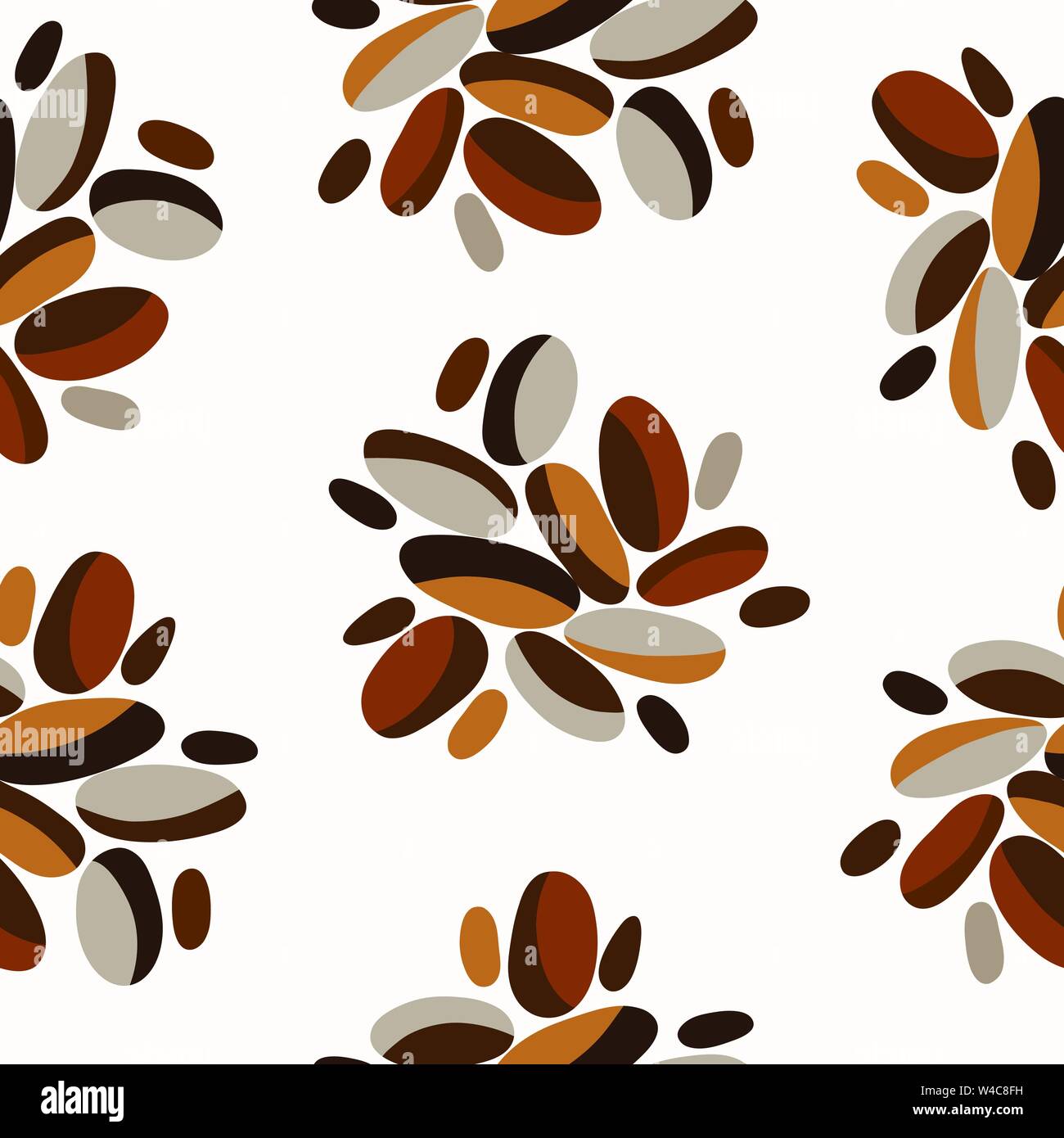 coffee beans pattern Stock Vector Image & Art - Alamy