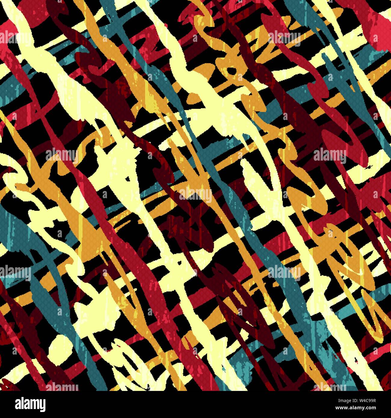 abstract geometric objects graffiti grunge effect Stock Vector Image ...