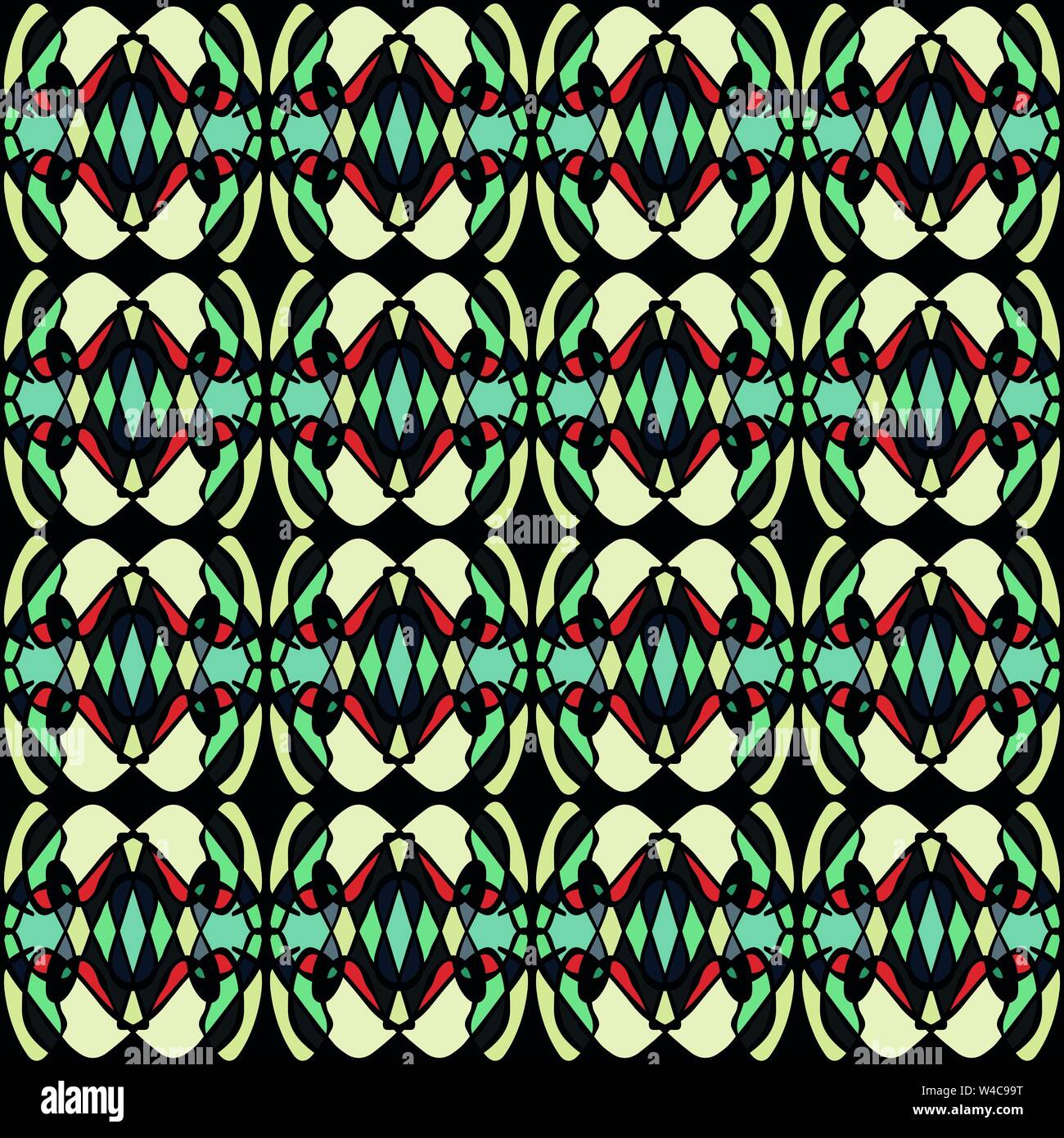 vintage tribal seamless pattern vector illustration Stock Vector Image ...