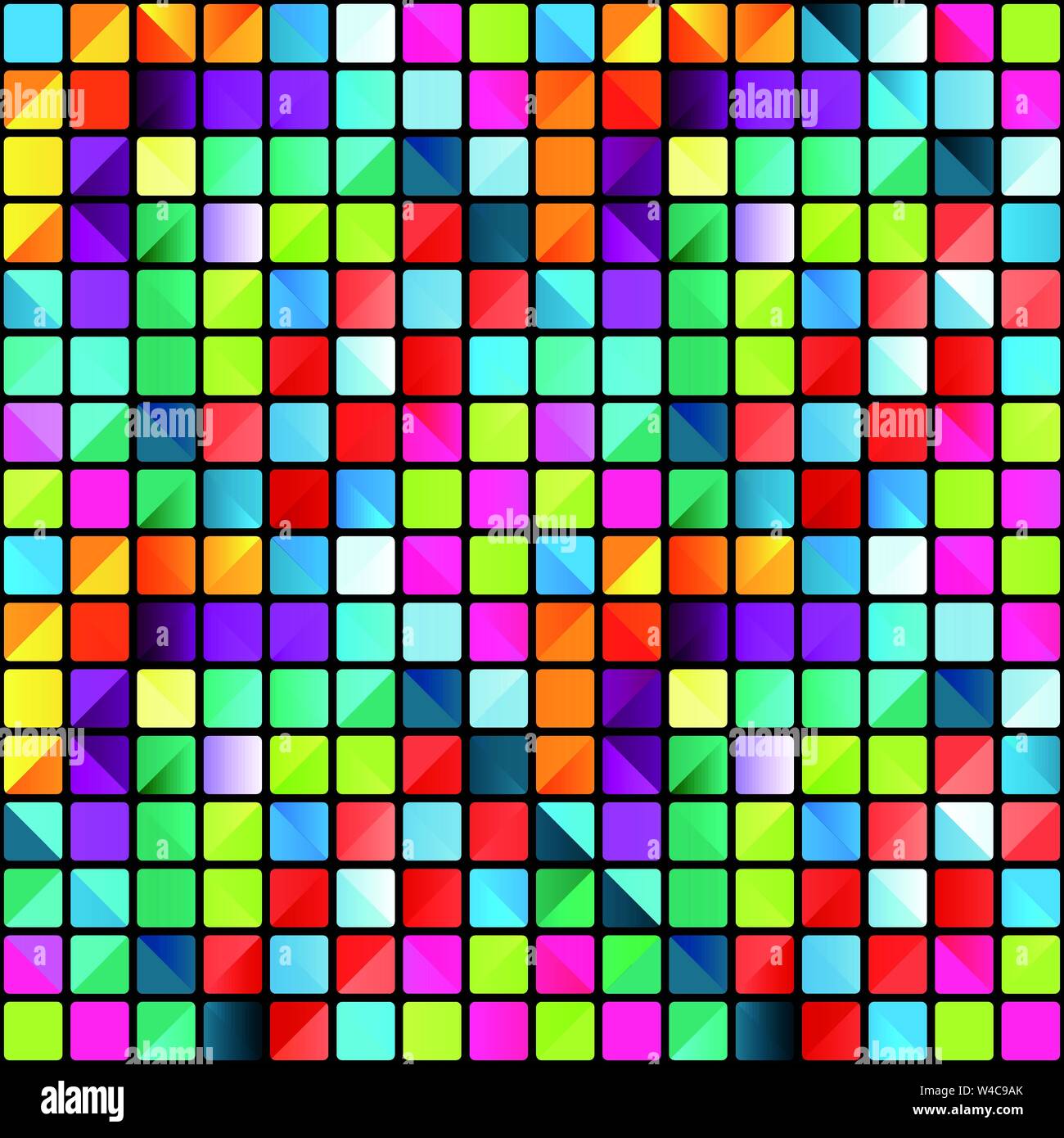 pixels psychedelic abstract geometric background Stock Vector Image ...