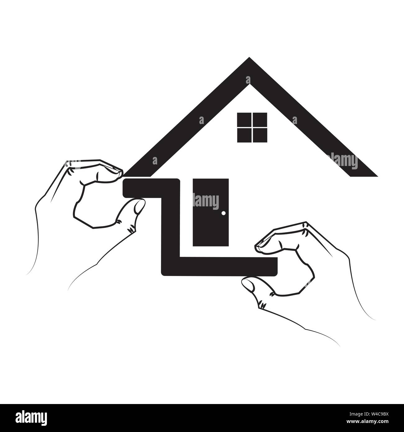 Below icon Stock Vector Images - Alamy