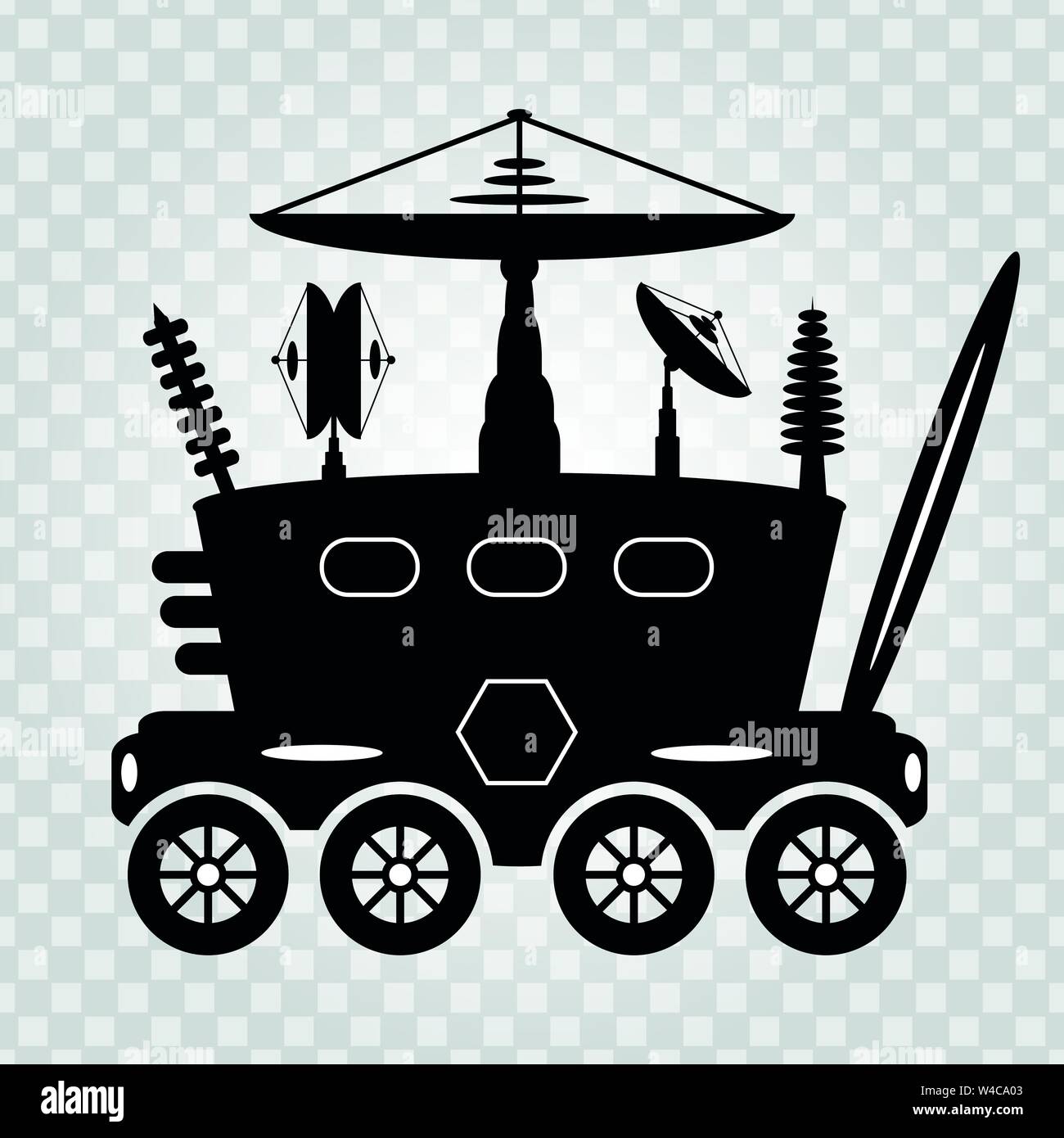 Mars exploration rover Black and White Stock Photos & Images - Alamy