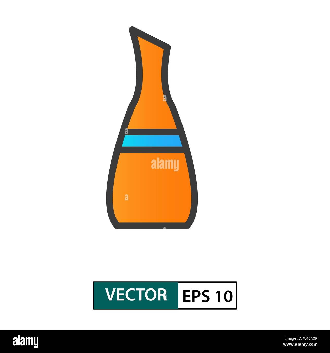 Vas icon vector. Colour style. Isolated on white background. Vector ...