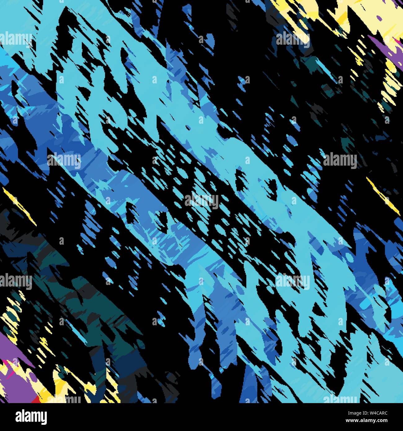 colored lines Graffiti pattern on a black background vector ...