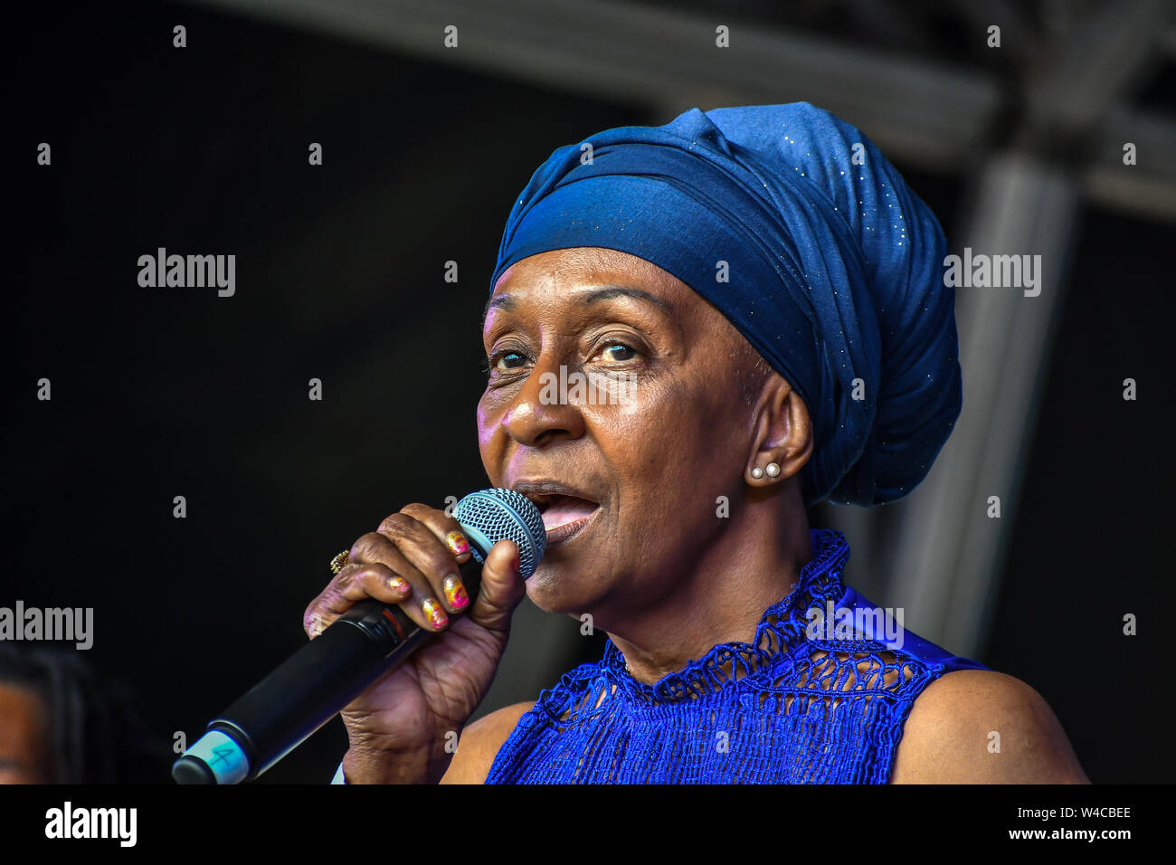 London, UK. 21st July, 2019. Royal Sounds feat. Dawn Penn with Megumi ...