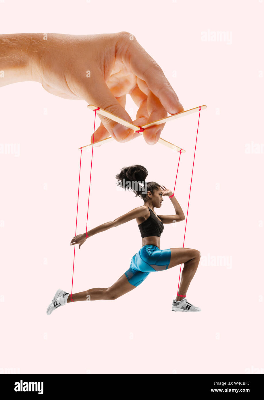 Woman playing with hand puppets hi-res stock photography and images - Alamy