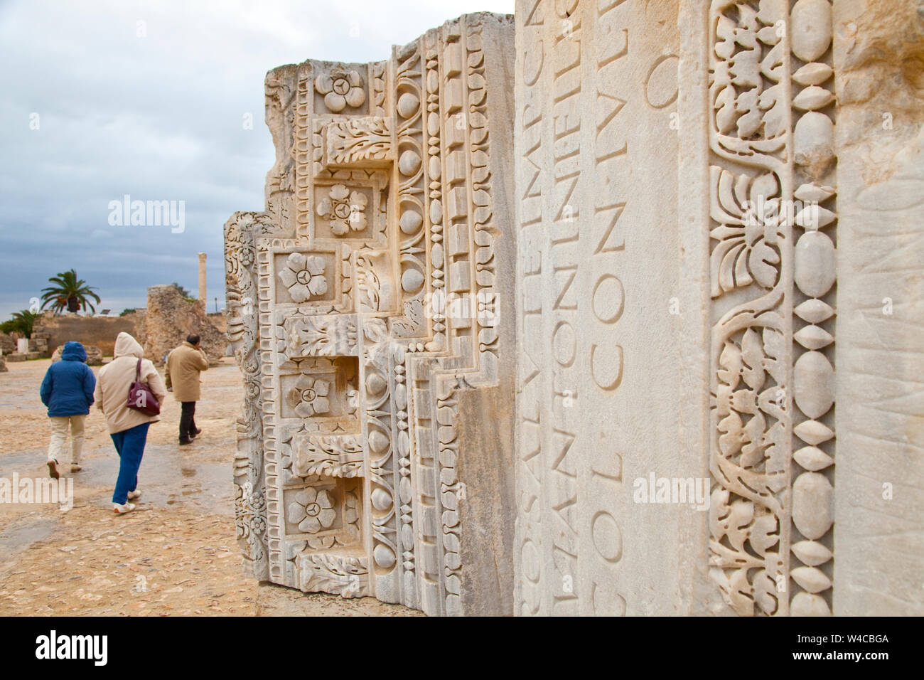 Termas de Antonino, Cartago, Tunez, Africa Stock Photo - Alamy
