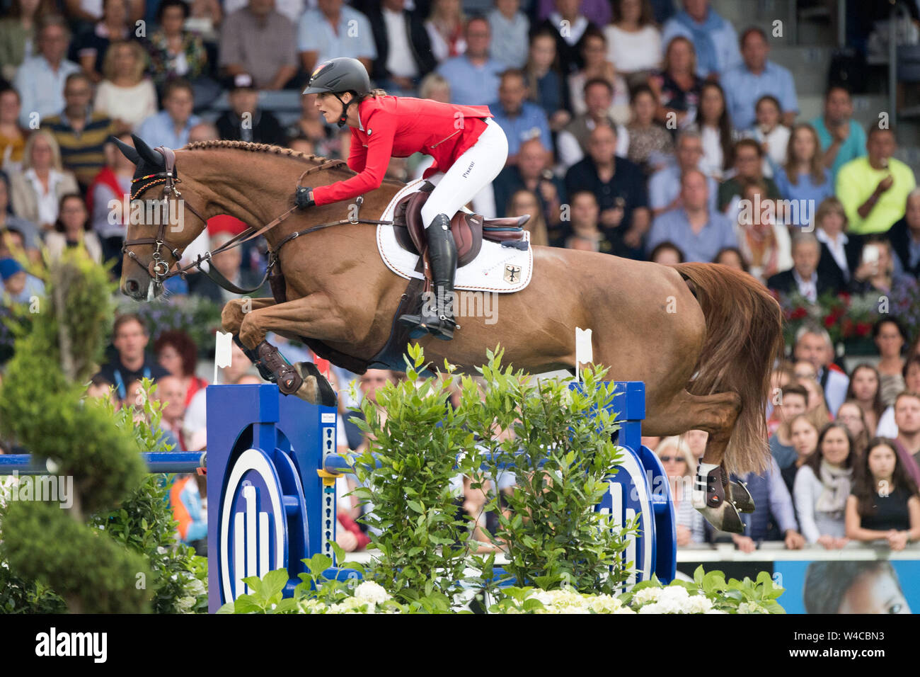 Simone BLUM, GER, on DSP Alice, action, Mercedes-Benz Nations Cup, Team ...