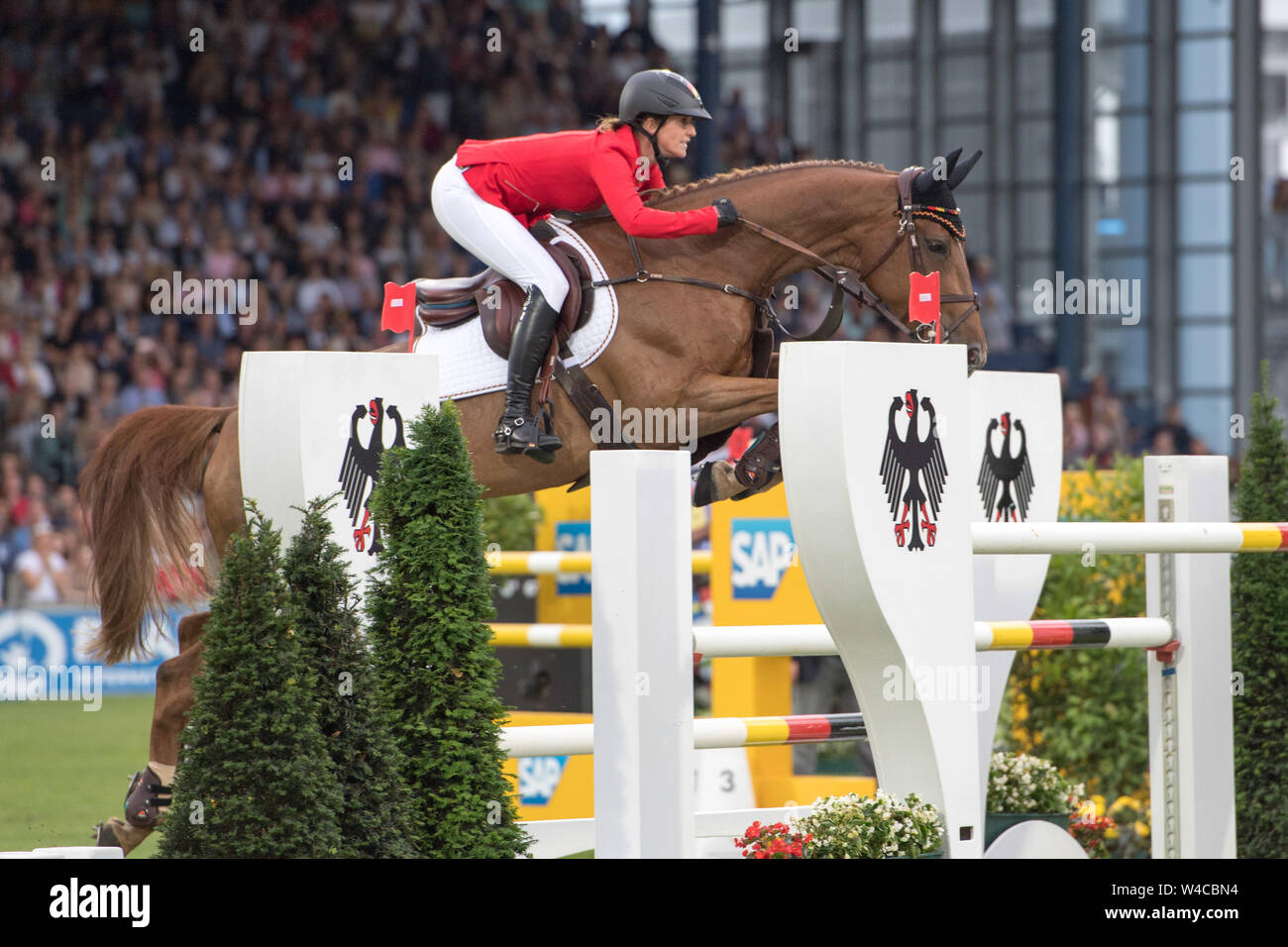 Simone BLUM, GER, on DSP Alice, action, Mercedes-Benz Nations Cup, Team ...