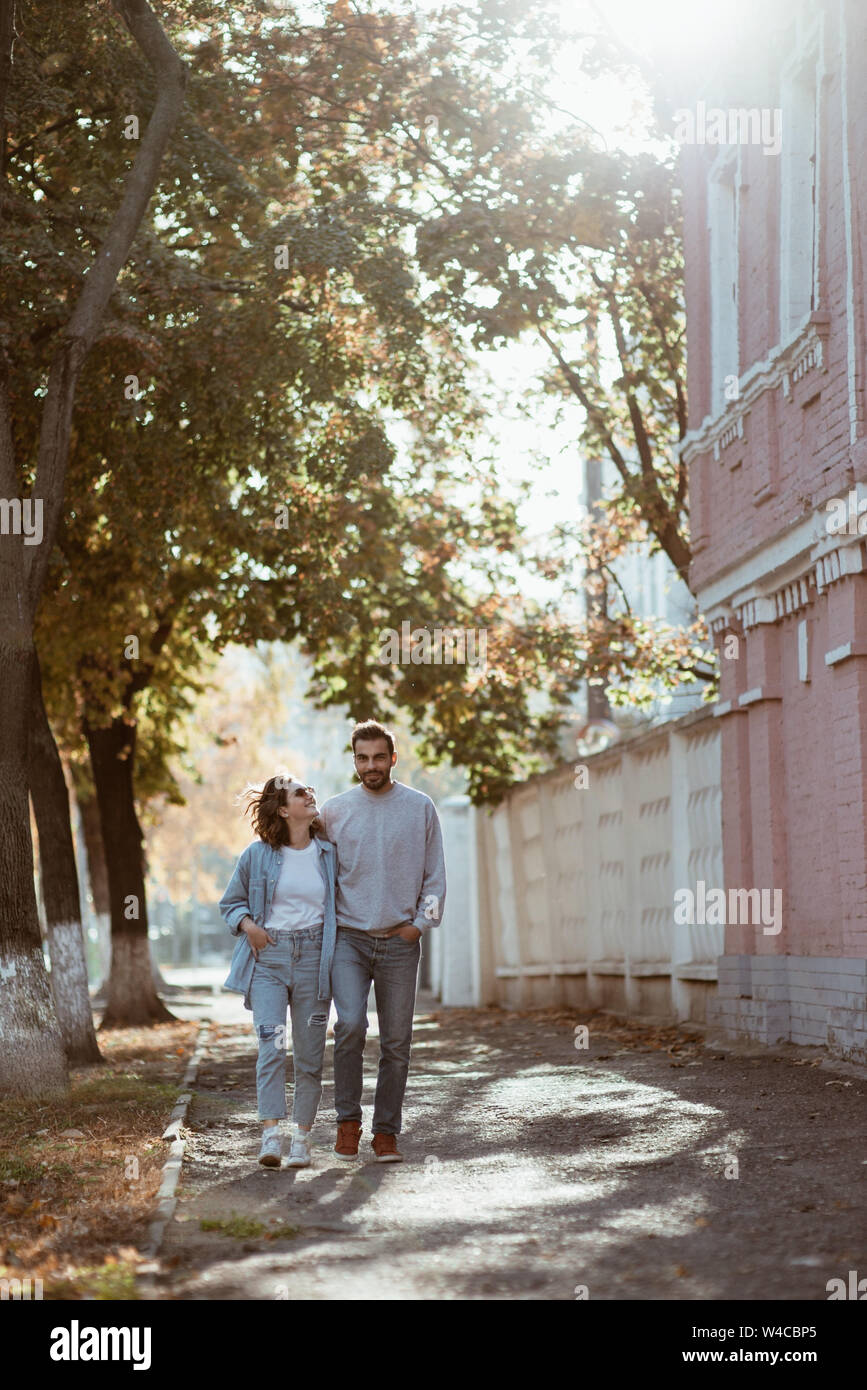 Beautiful Couple Walking