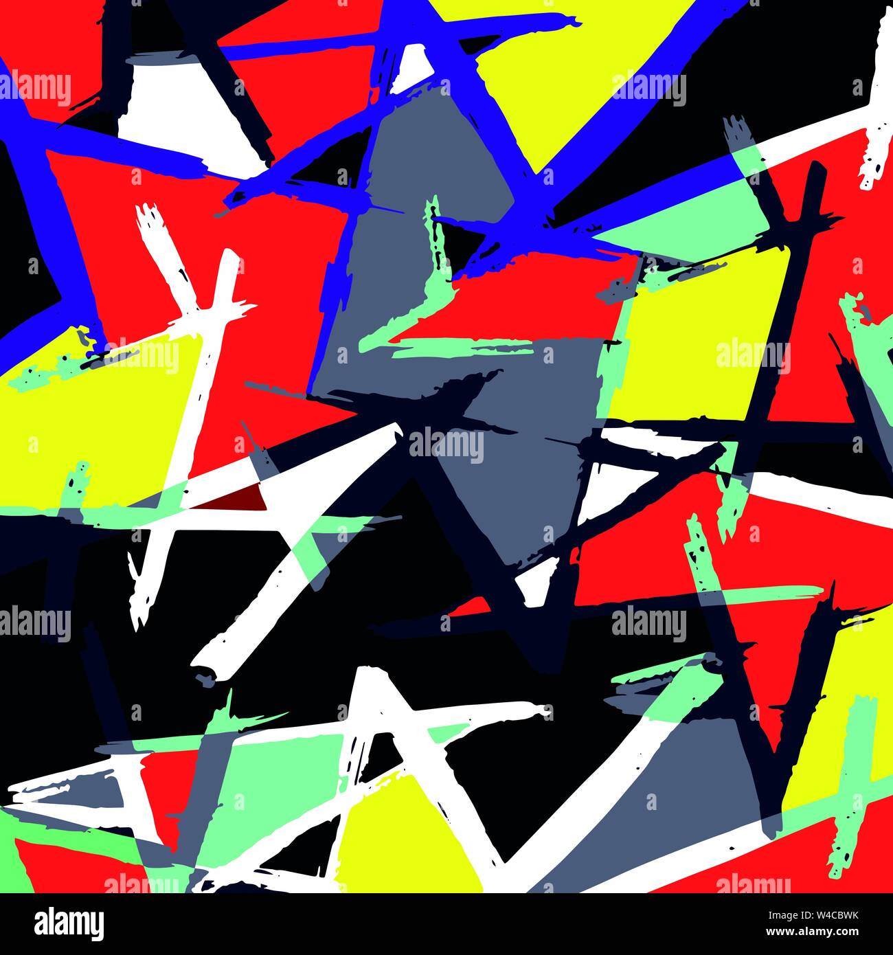 Neon style graffiti Stock Vector Images - Alamy