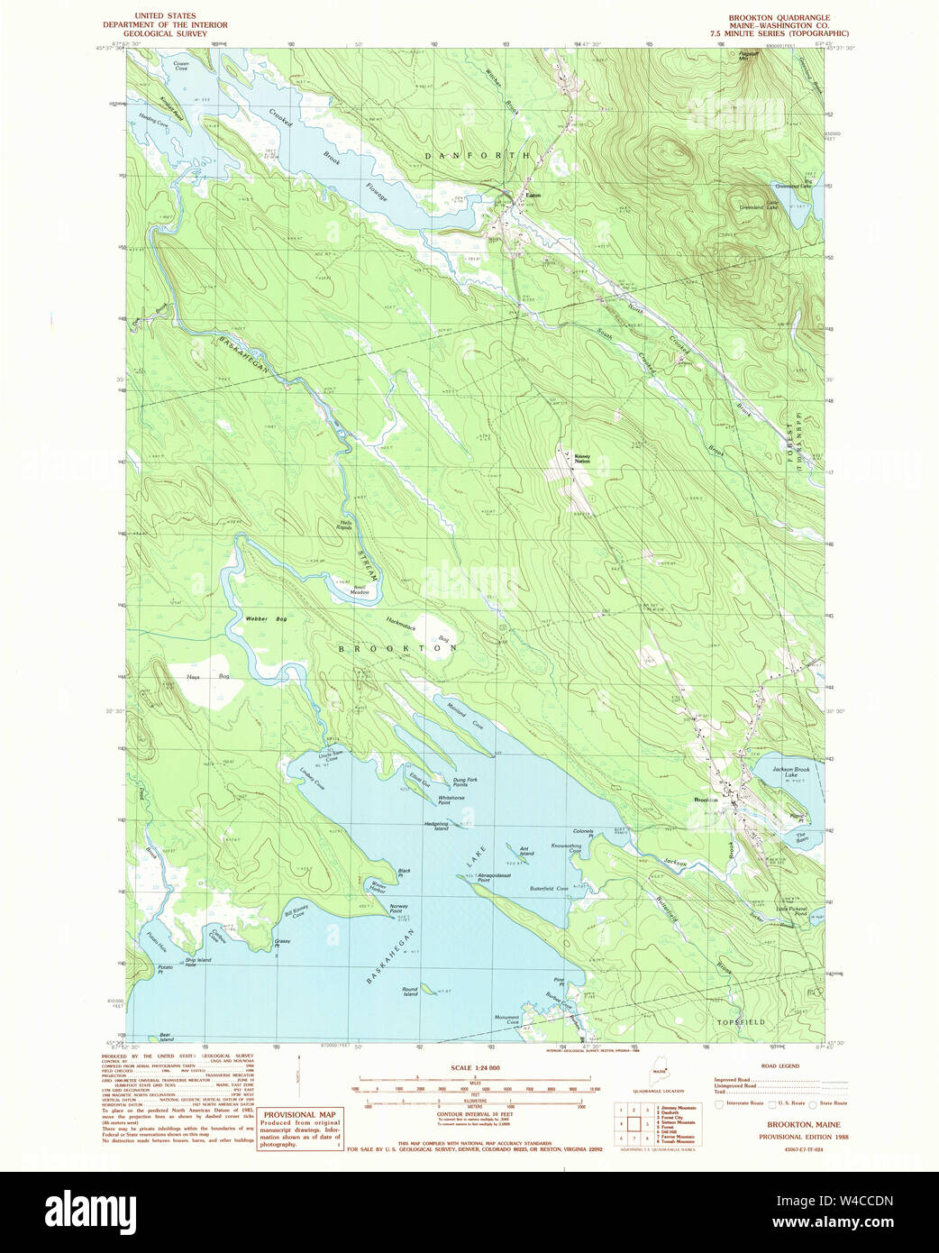 Map of brookton hi-res stock photography and images - Alamy