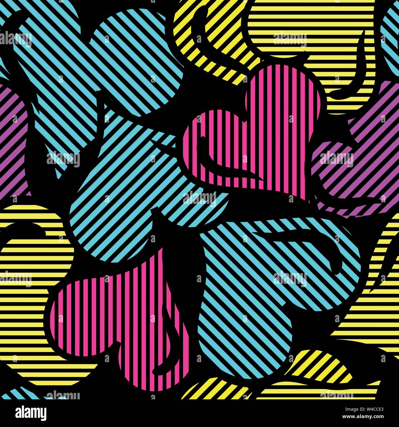 Graffiti pink heart Stock Vector Images - Alamy