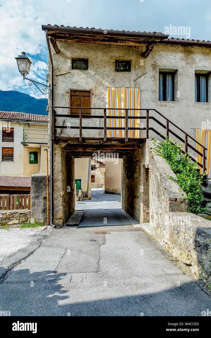 Italy Veneto Prealpi Trevigiane - the village of Fratta Stock Photo - Alamy