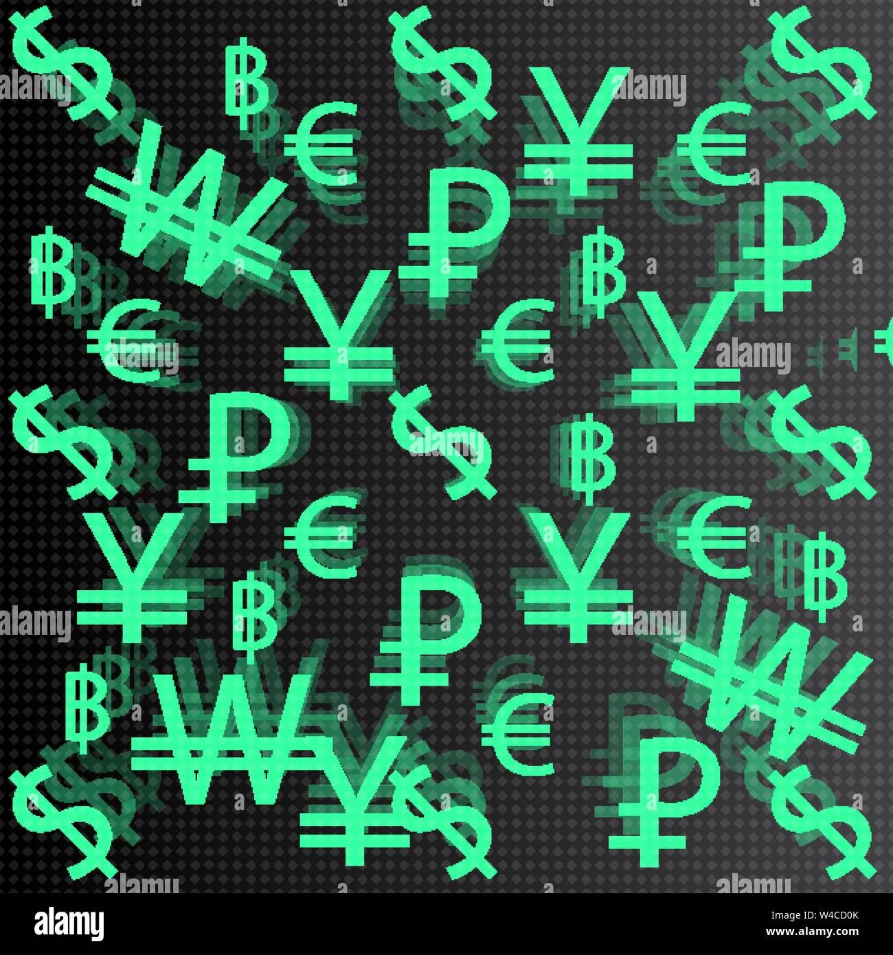 Black yellow infinity symbol design Stock Vector Images - Alamy