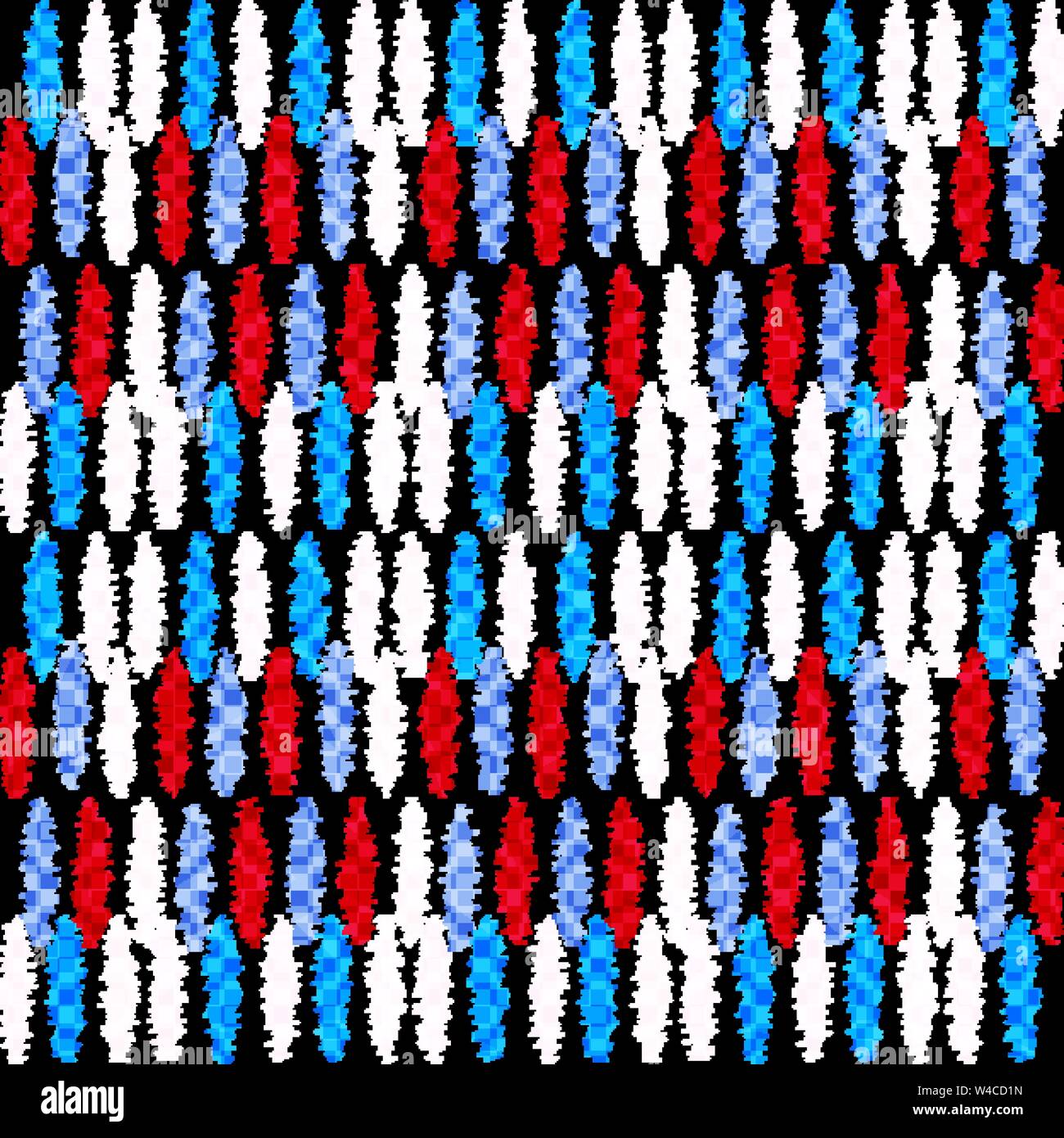 abstract colored bright objects on a black background vector ...