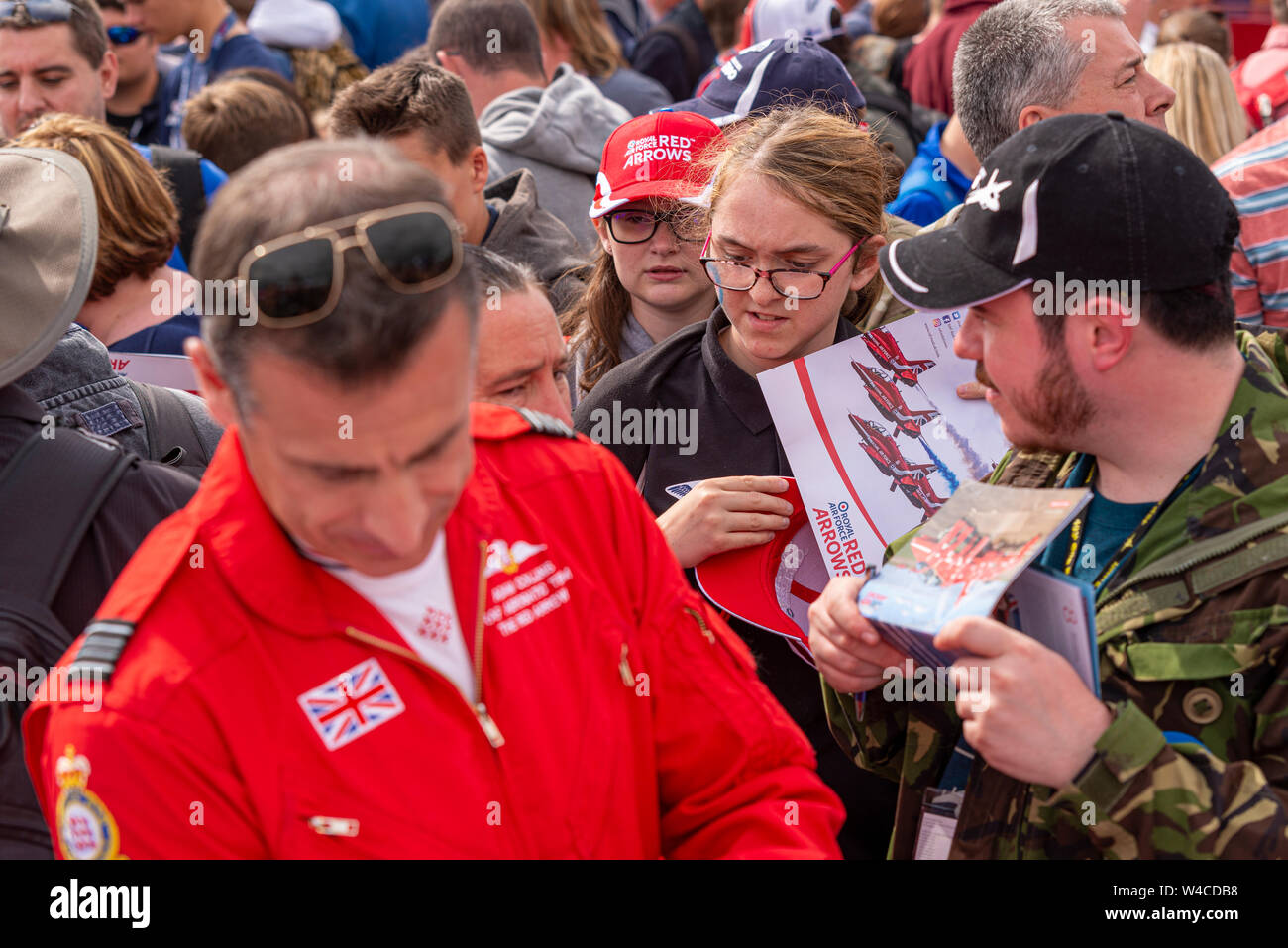 Red Arrows Pilot High Resolution Stock Photography and Images - Alamy