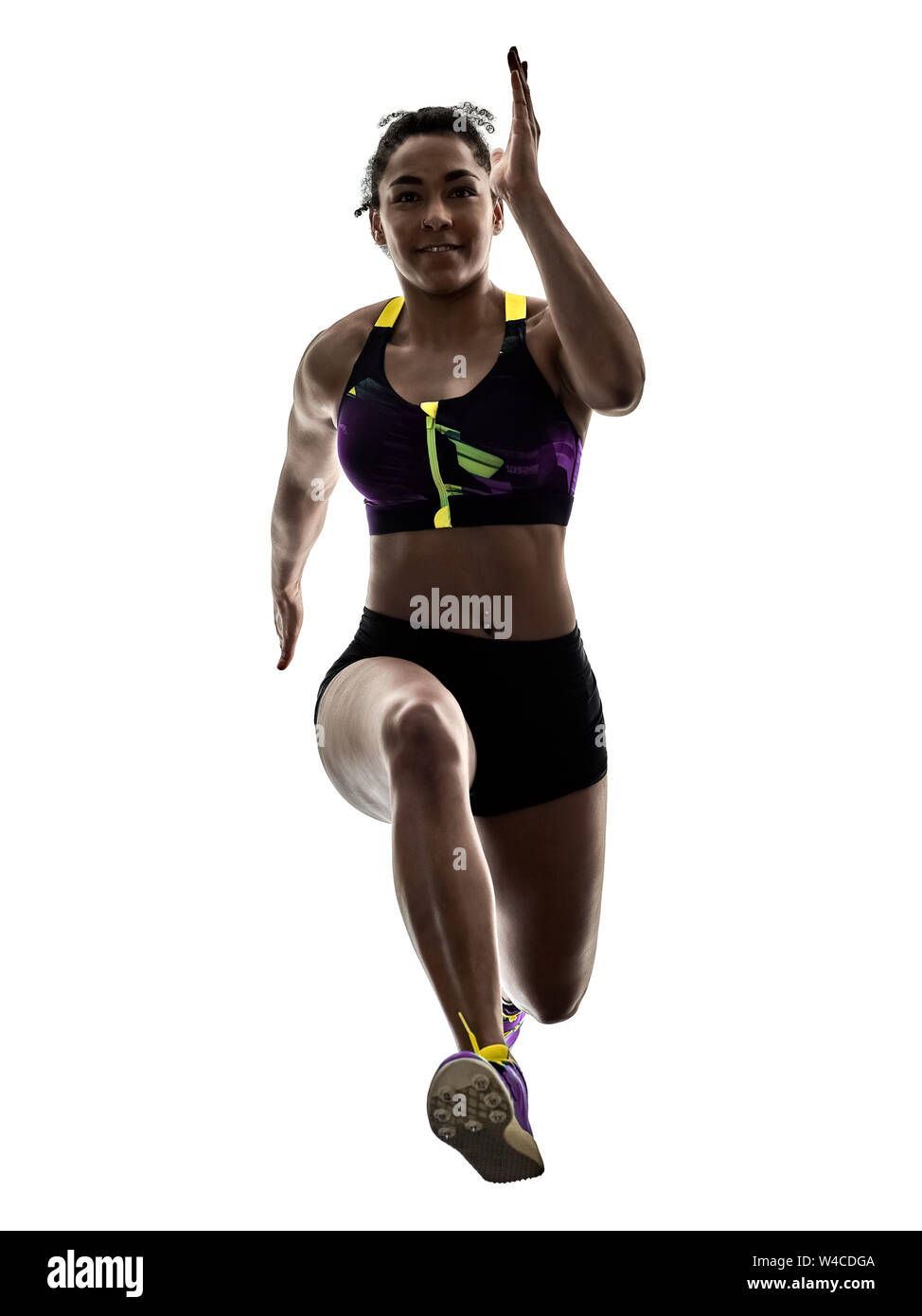Female runner sprinter hi-res stock photography and images - Alamy