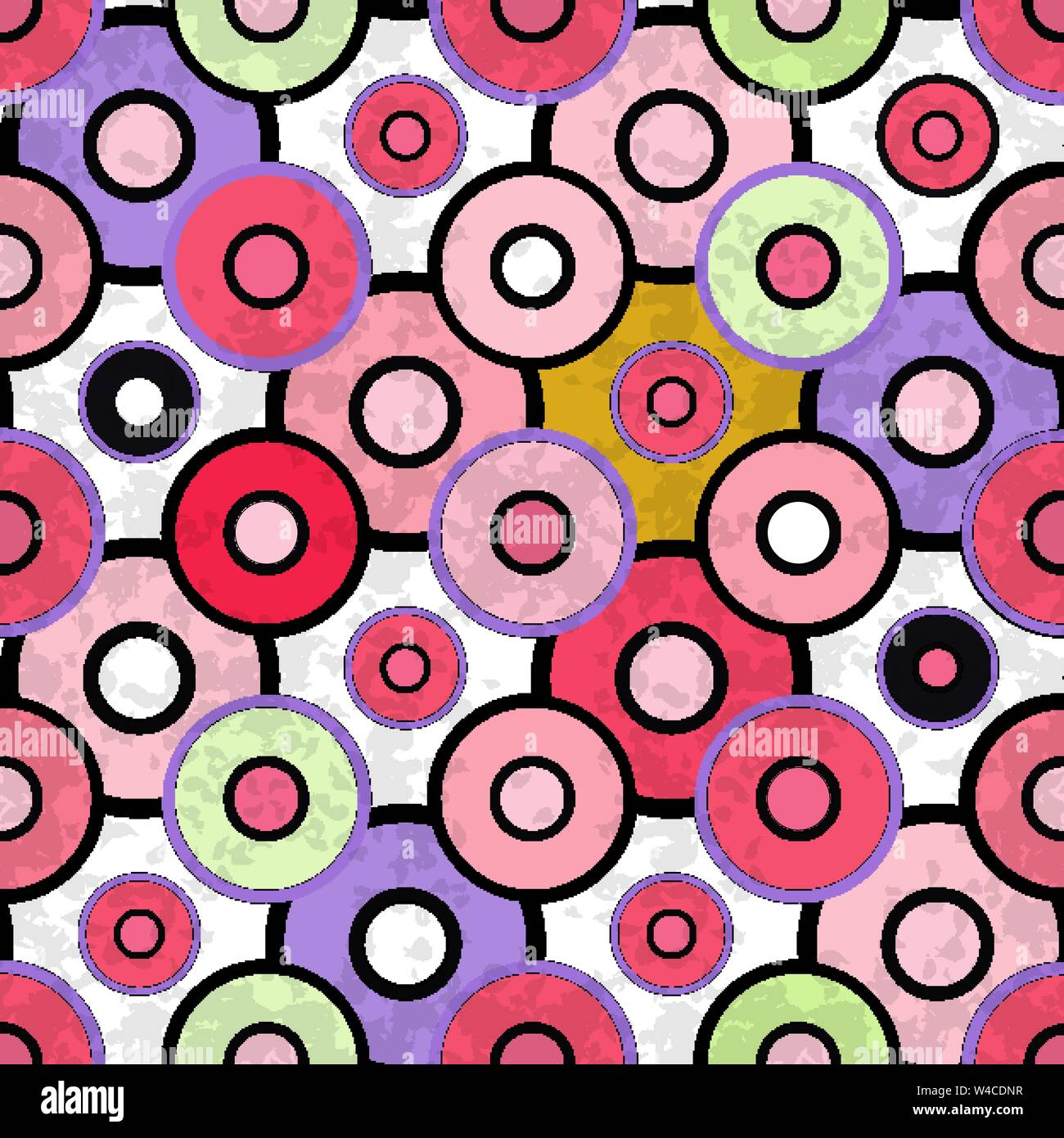 colored circles grunge effect beautiful background Stock Vector Image ...