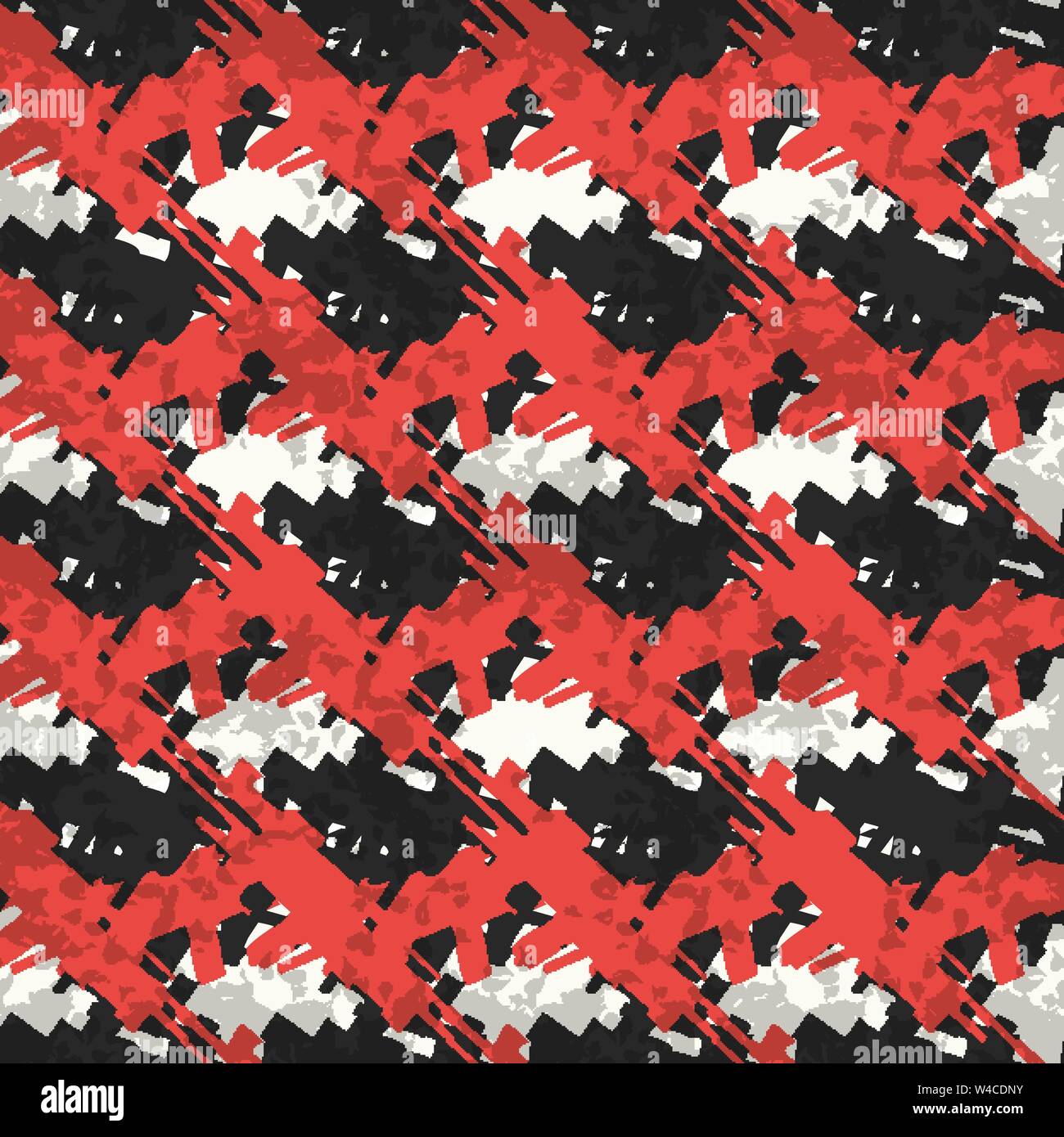 red and black abstract objects on a white background Stock Vector Image ...