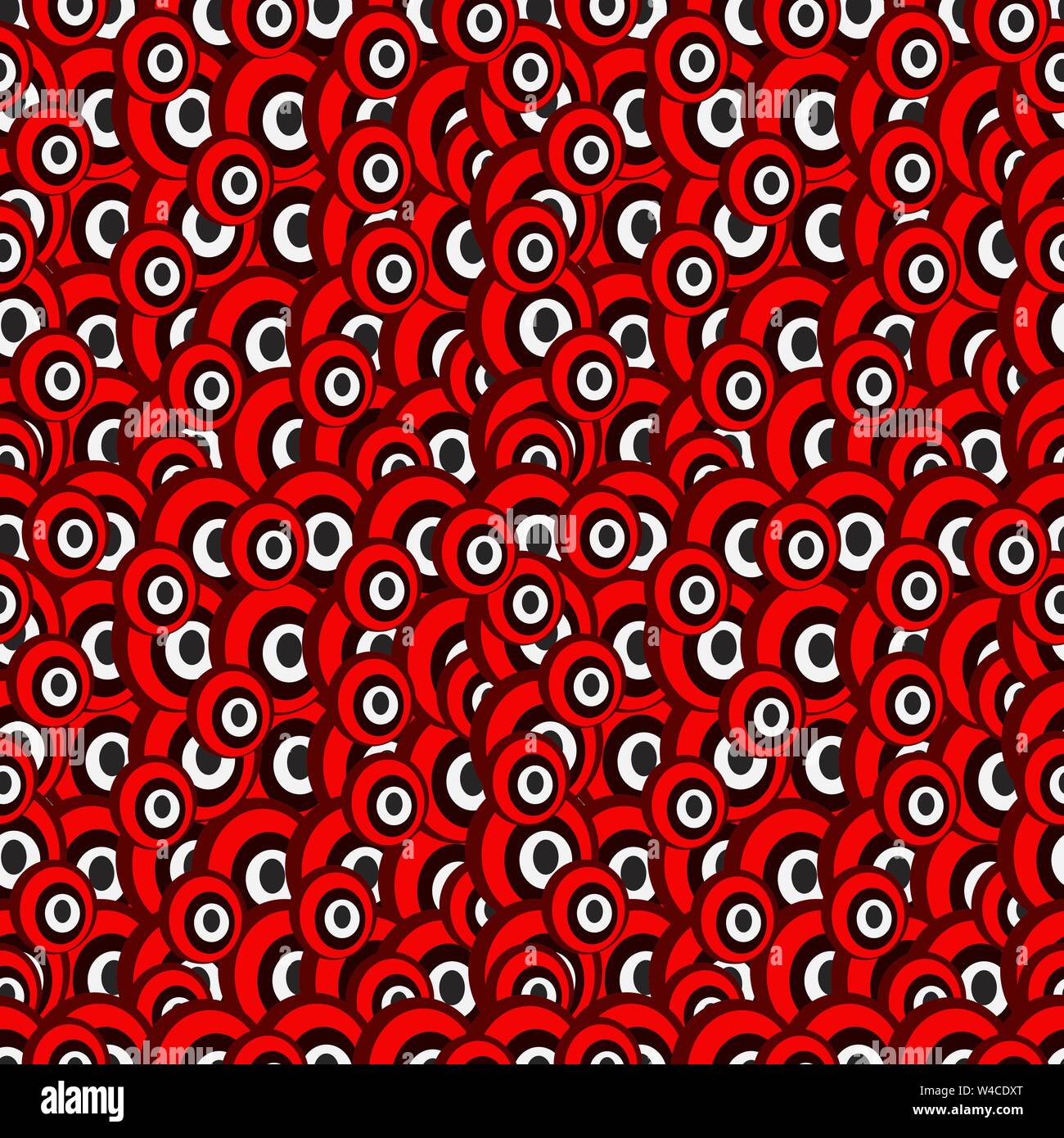 red beads vector illustration seamless pattern Stock Vector Image & Art ...