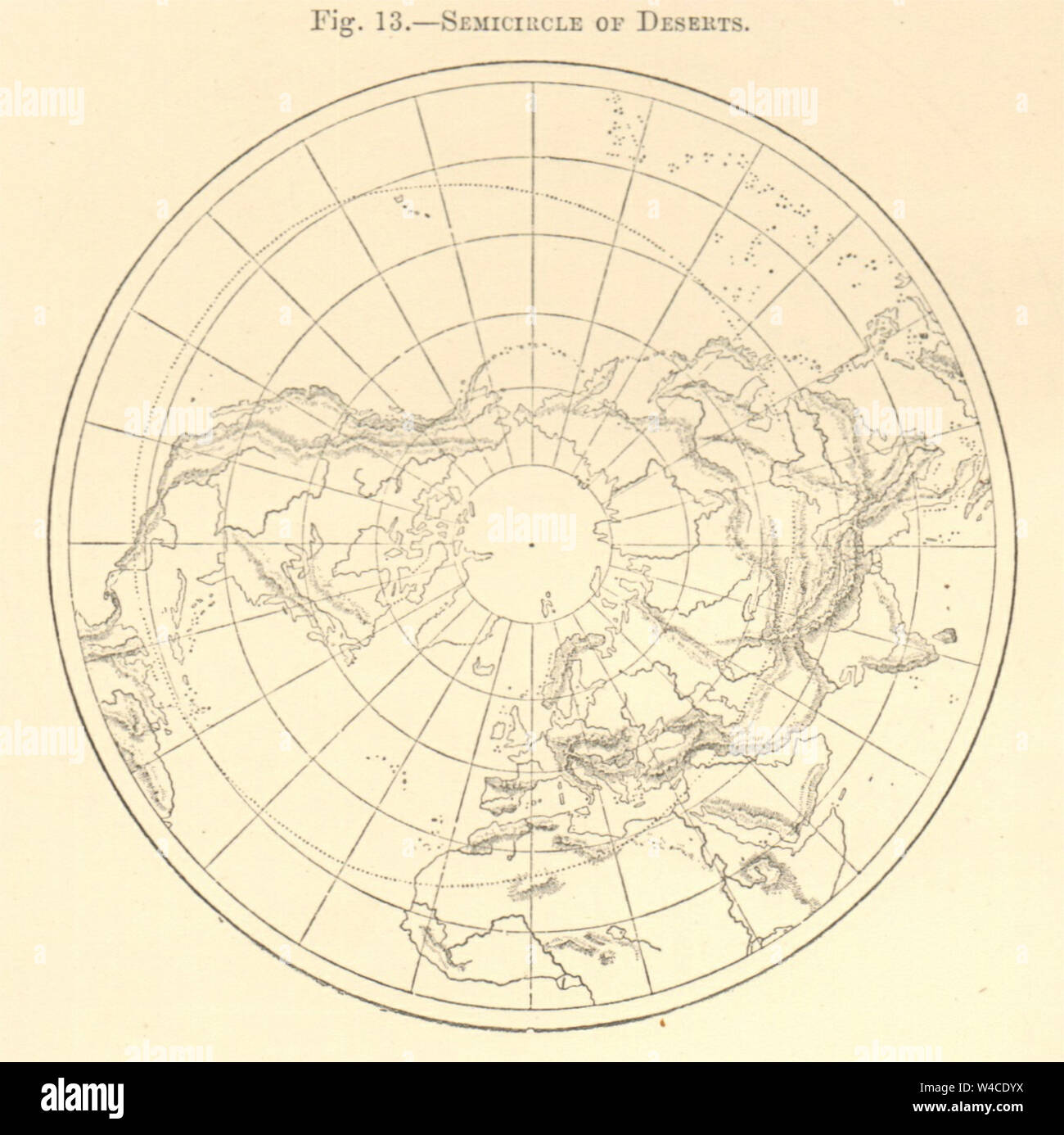 North pole map hi-res stock photography and images - Alamy
