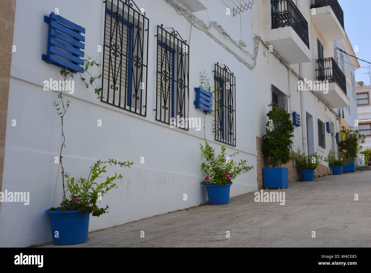 Typical spanish street hi-res stock photography and images - Alamy