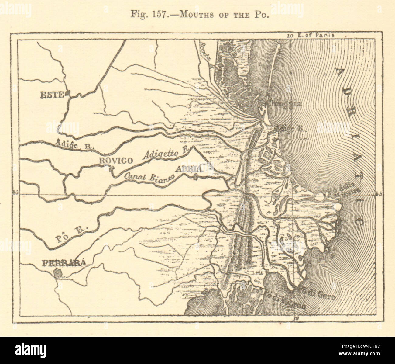 Map of ferrara hi-res stock photography and images - Alamy